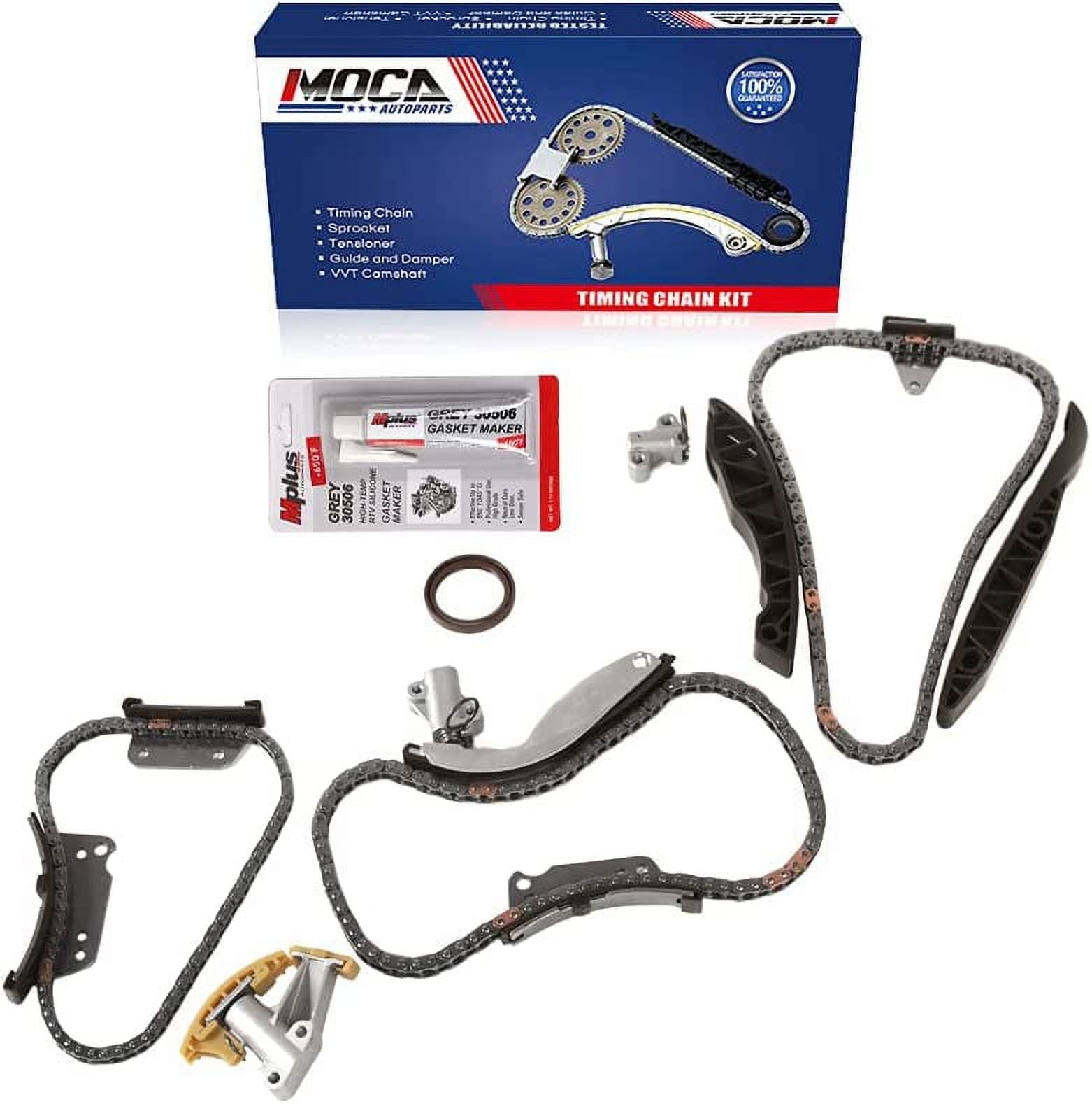 MOCA AUTOPARTS Timing Chain Kit Fit for 2001-2007 Hyundai D4CB H1 (H200 ...