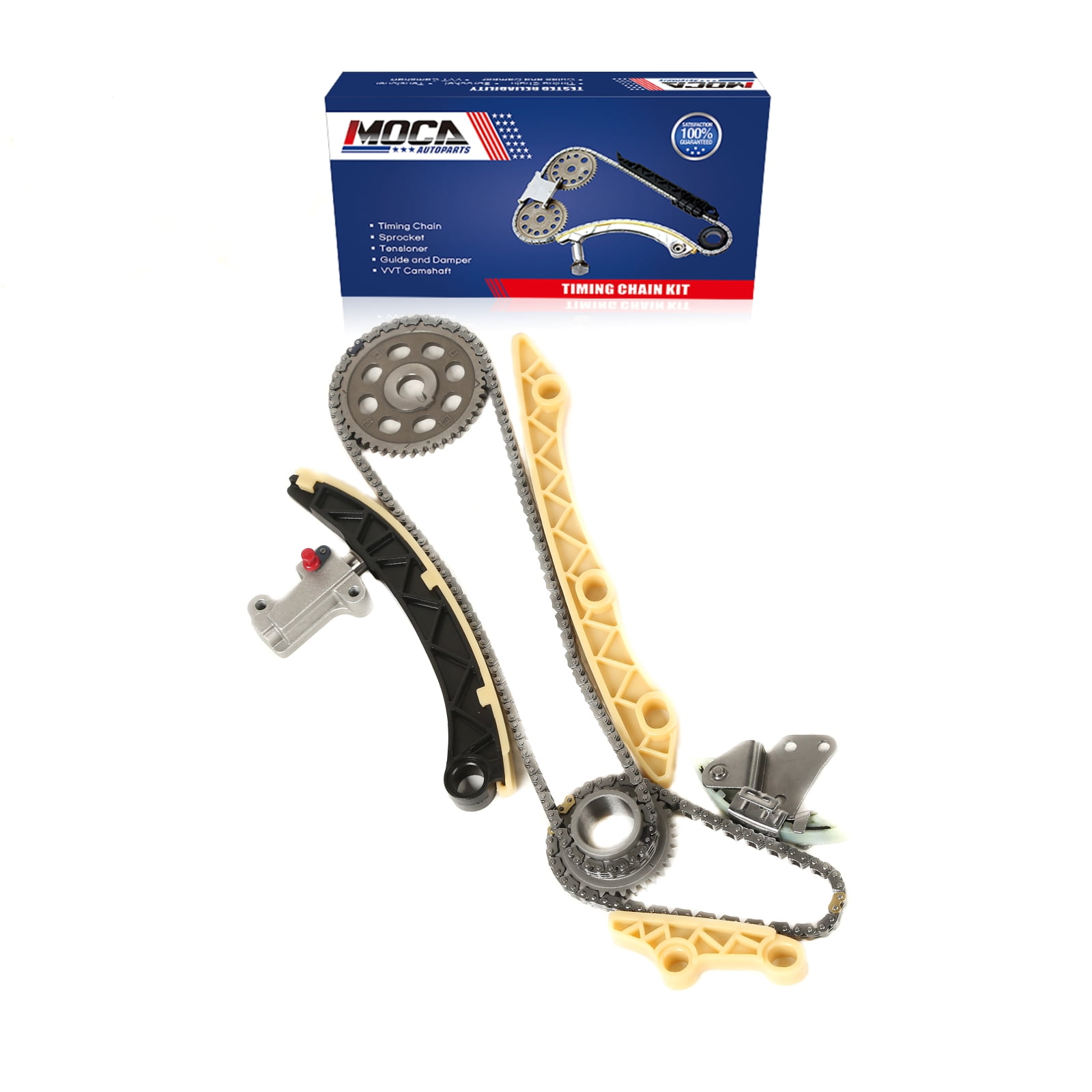 MOCA AUTOPARTS Timing Chain Kit Fit for 2008-2013 Honda Accord R20A3 ...