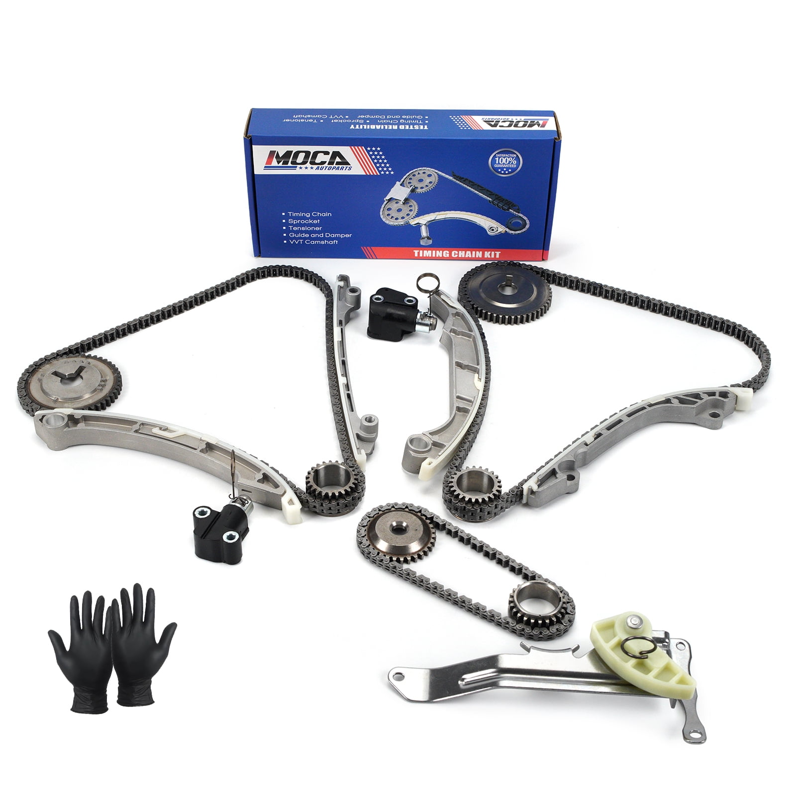 MOCA AUTOPARTS Timing Chain Kit Fit for 2011-2013 INFINITI M56 5.6L ...