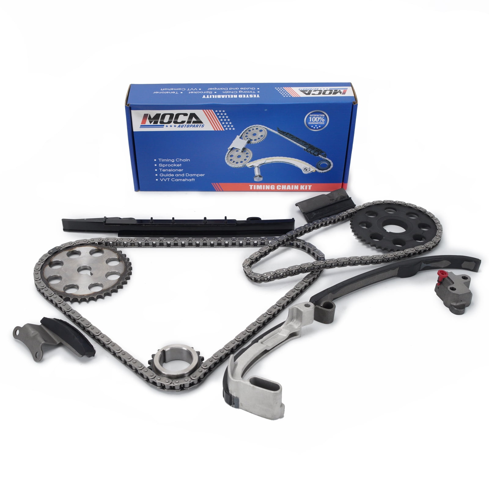 MOCA AUTOPARTS Timing Chain Kit Fit for 89-93 Mazda B2600 & 89-94 Mazda ...