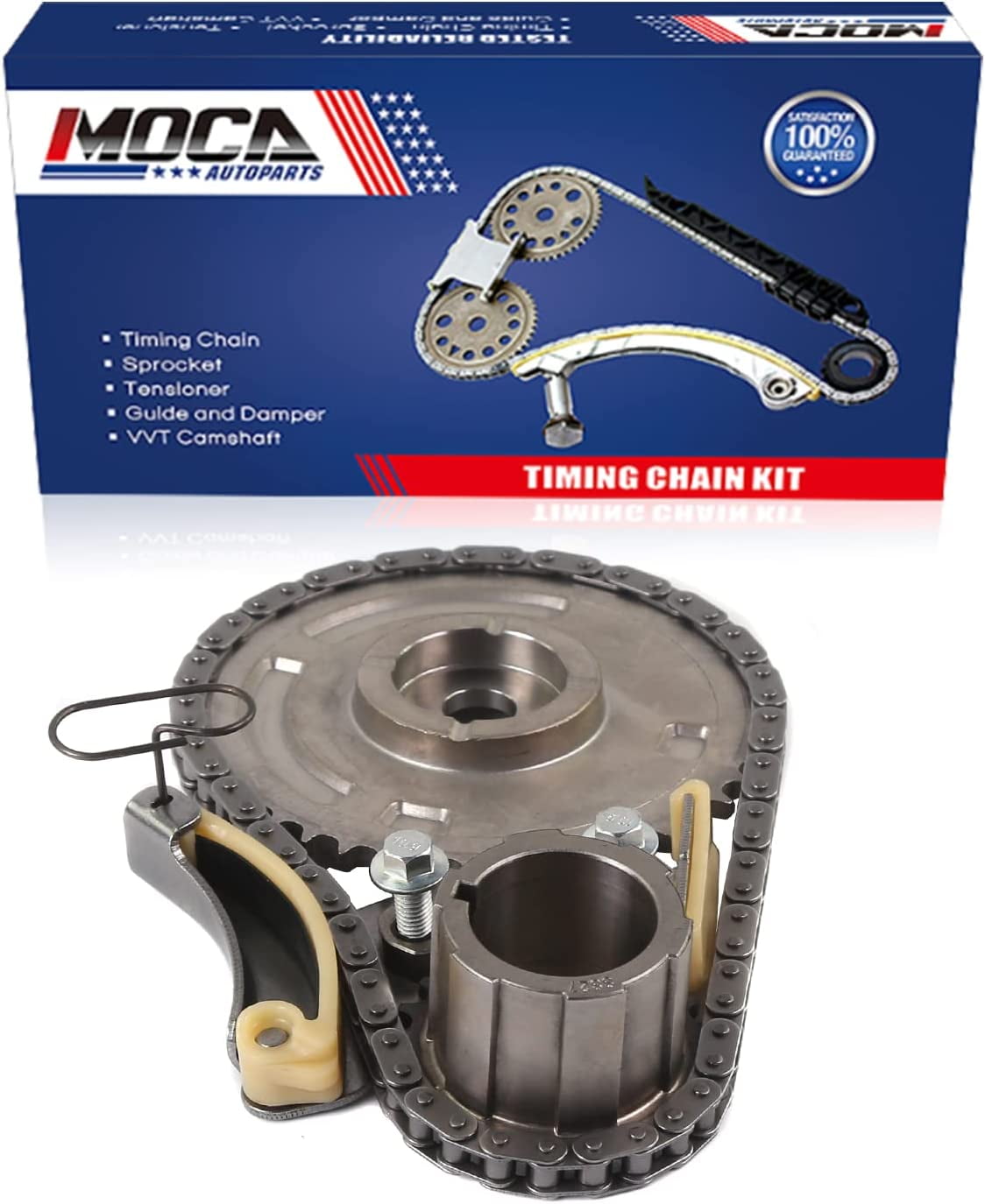 MOCA AUTOPARTS Timing Chain Kit Fit for 07-11 GMC Yukon XL 1500 6.2L ...