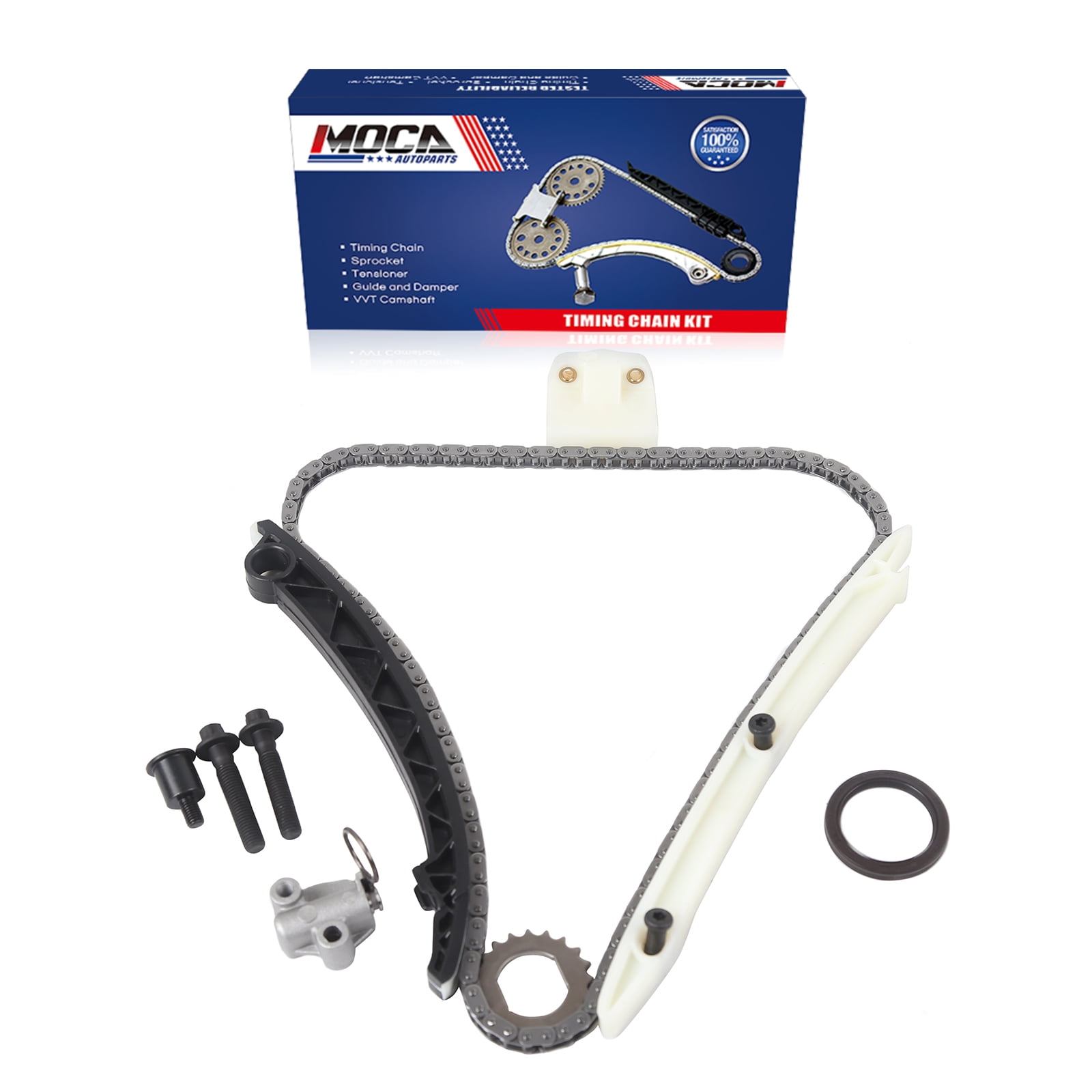 MOCA AUTOPARTS Timing Chain Kit Fit for 11-15 Chevrolet Cruze 1.4L & 12 ...