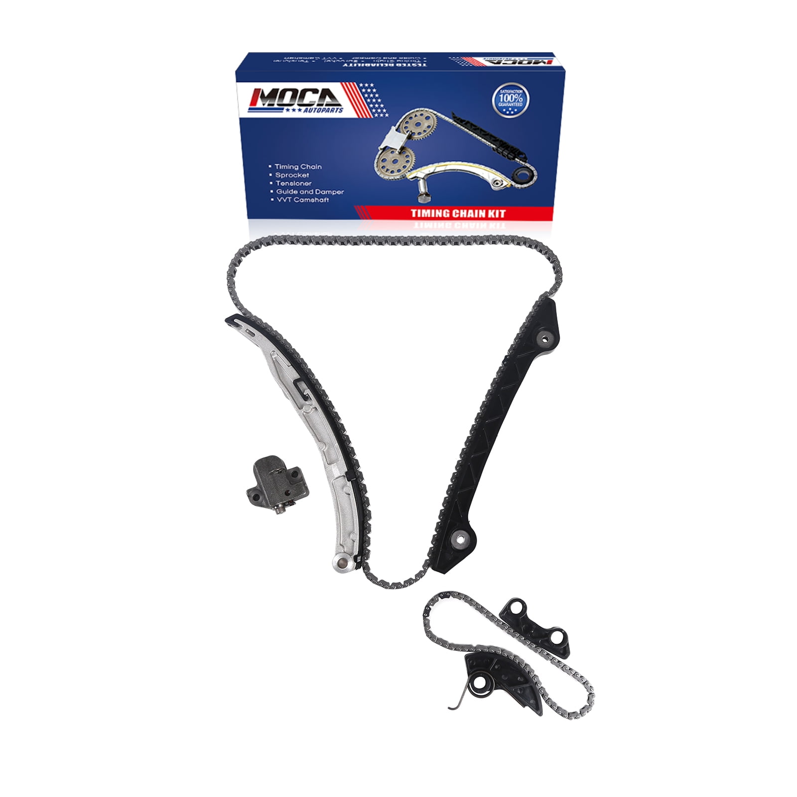 MOCA AUTOPARTS Timing Chain Kit Fit for 2003-2007 Ford Focus 2.3L ...
