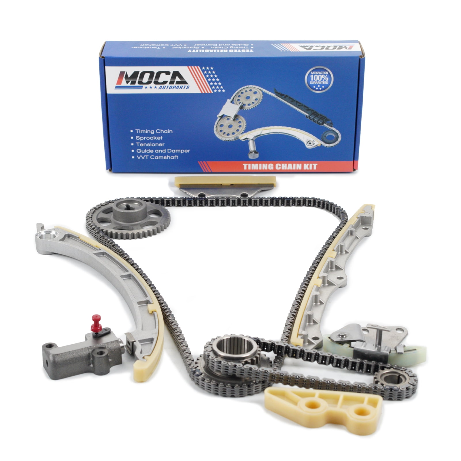 MOCA AUTOPARTS Timing Chain Kit Fit for 2004-2008 Acura TSX & 2002-2009 Honda CR-V 2.4L ...