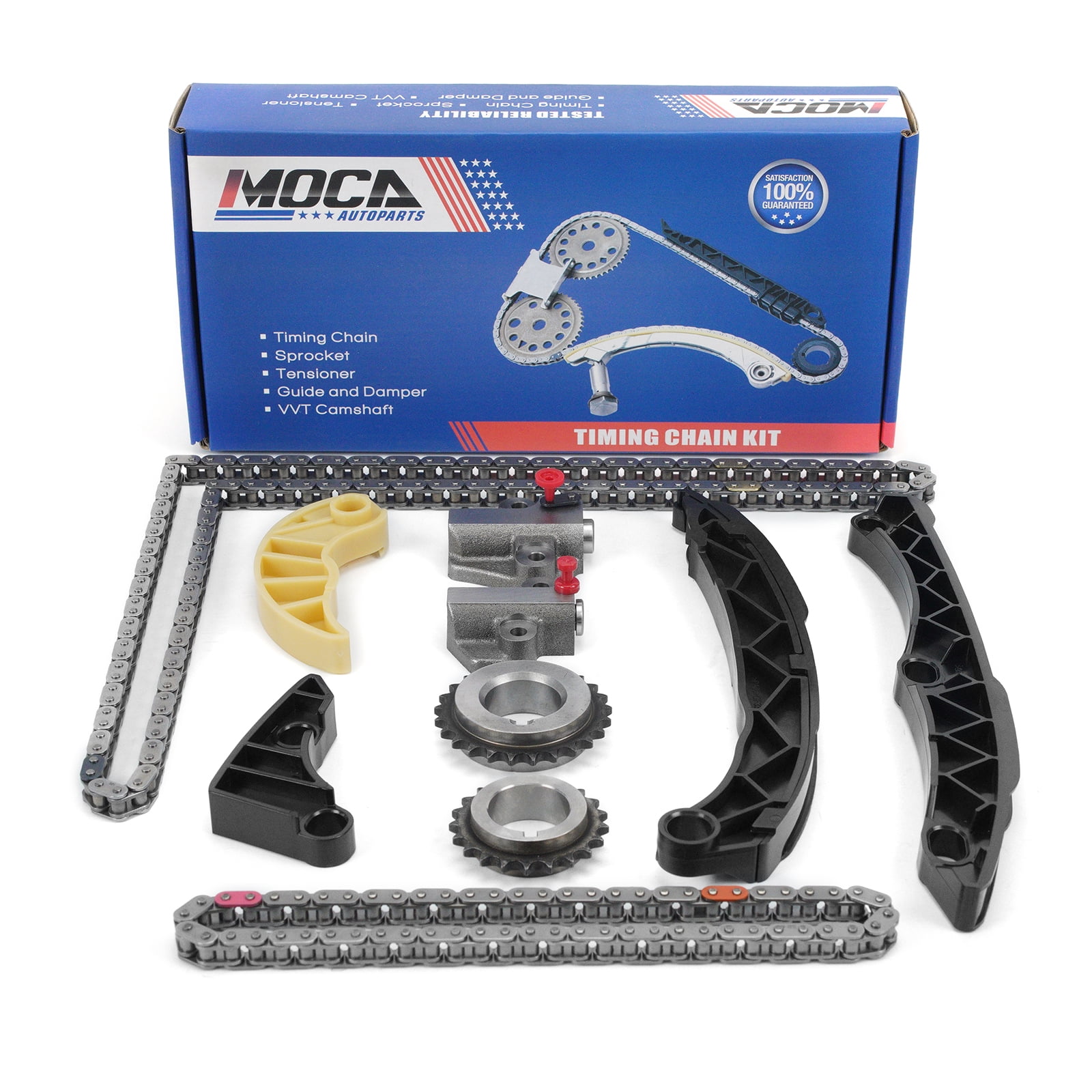 MOCA AUTOPARTS Timing Chain Kit Fit for 2010-2014 Hyundai Sonata & 2011 ...