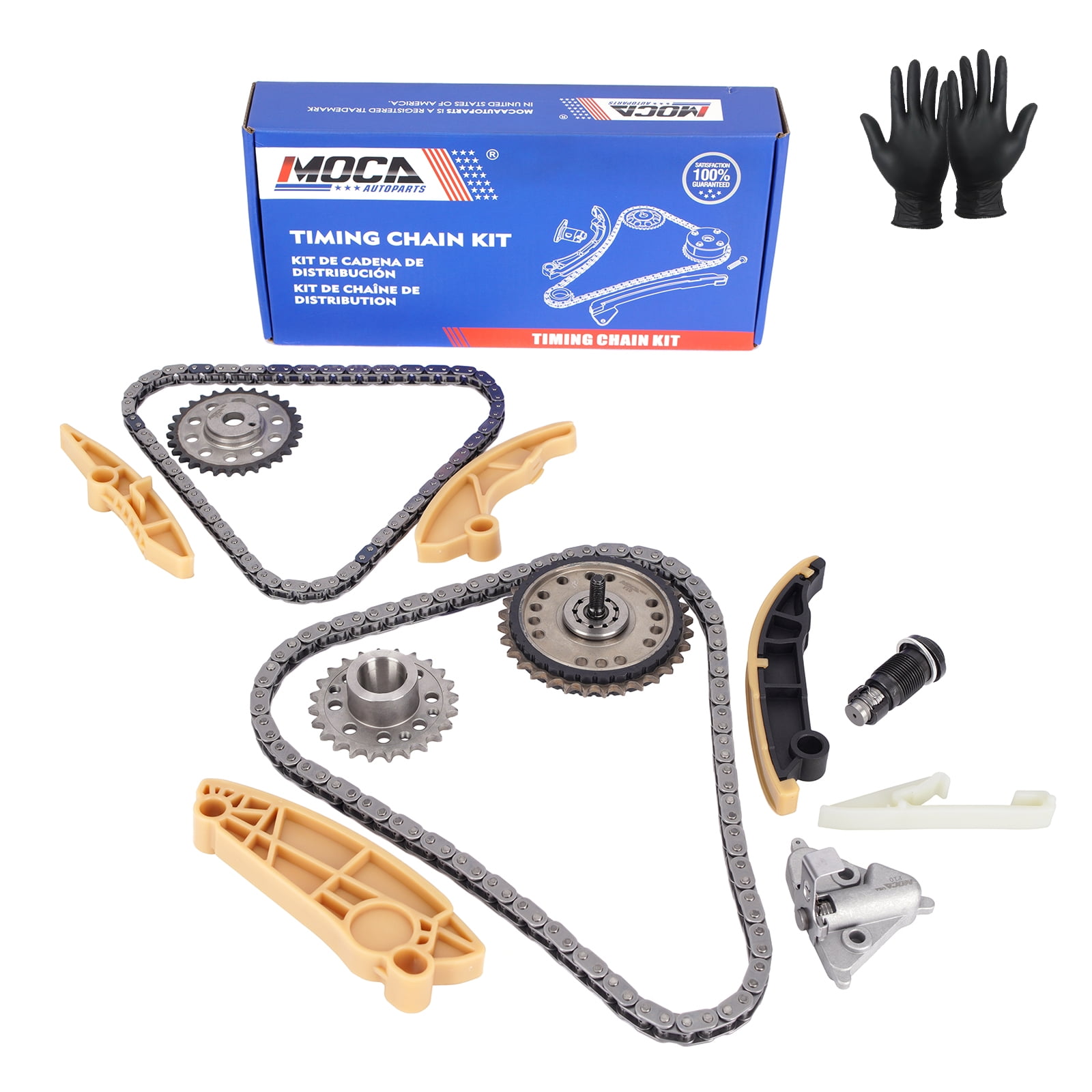 MOCA AUTOPARTS Timing Chain Kit Fit for Jaguar F-Pace XE XF & Land ...