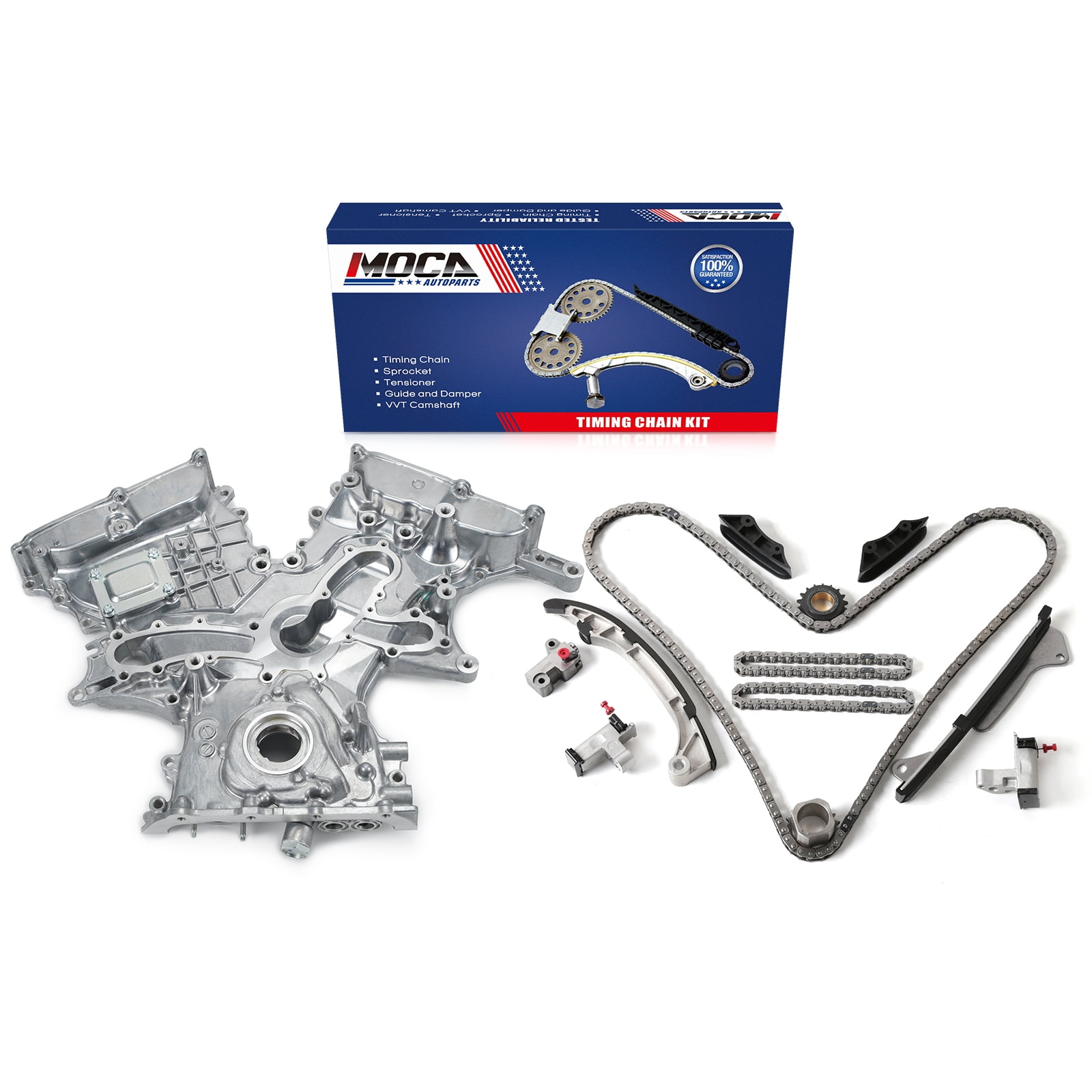 MOCA AUTOPARTS Timing Chain Kit with Oil Pump Fit for 2007-2015 Lexus ...