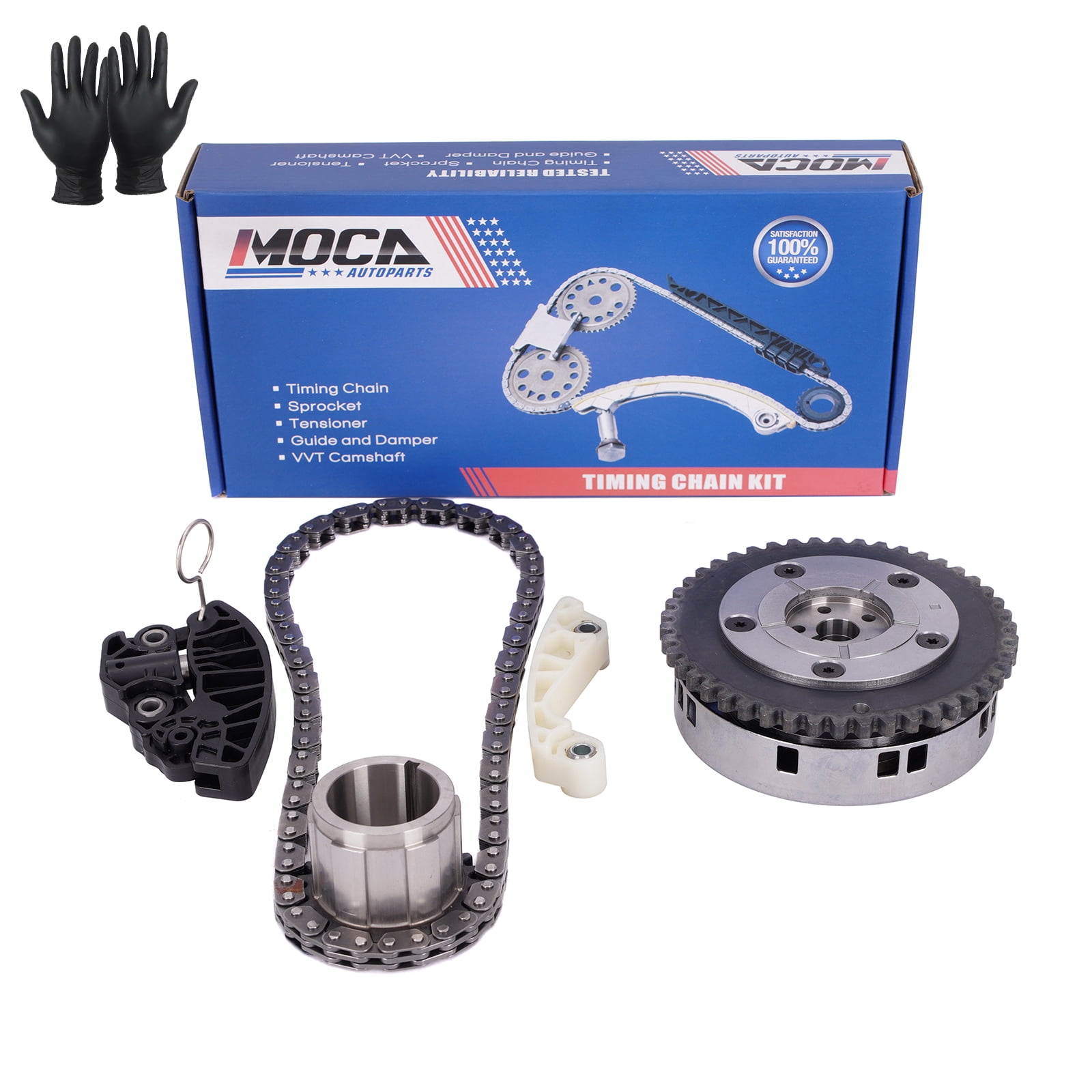 MOCA AUTOPARTS Timing Chain Kit with VVT Sprocket Fit for 2009-2020 ...