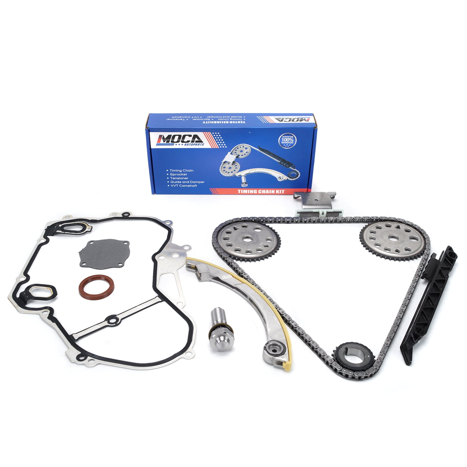 MOCA AUTOPARTS Timing Chain Kit with Cover Gasket Fit for 05-07 ...