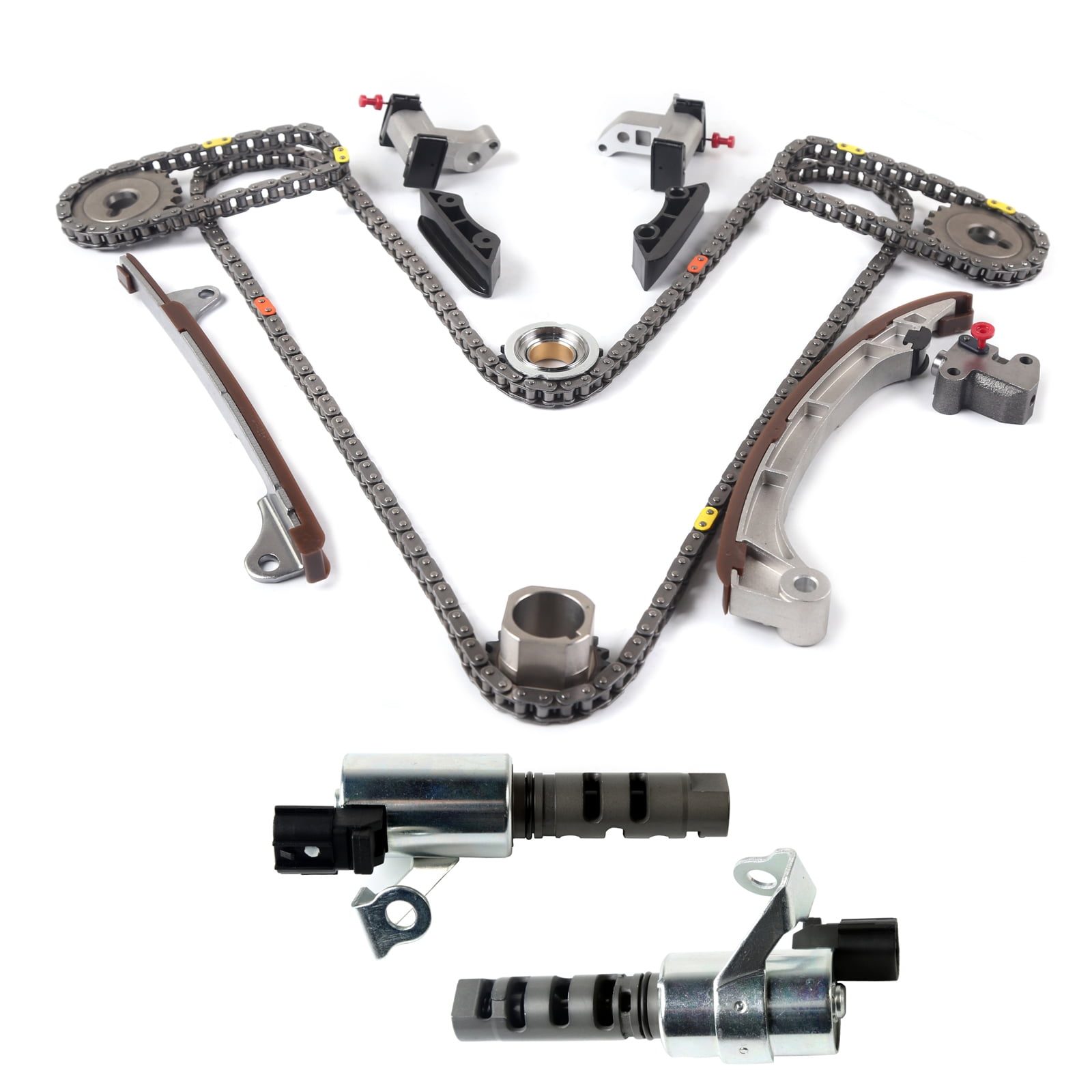 MOCA AUTOPARTS Timing Chain Kit with Timing Solenoids Fit for 2003-2009 ...