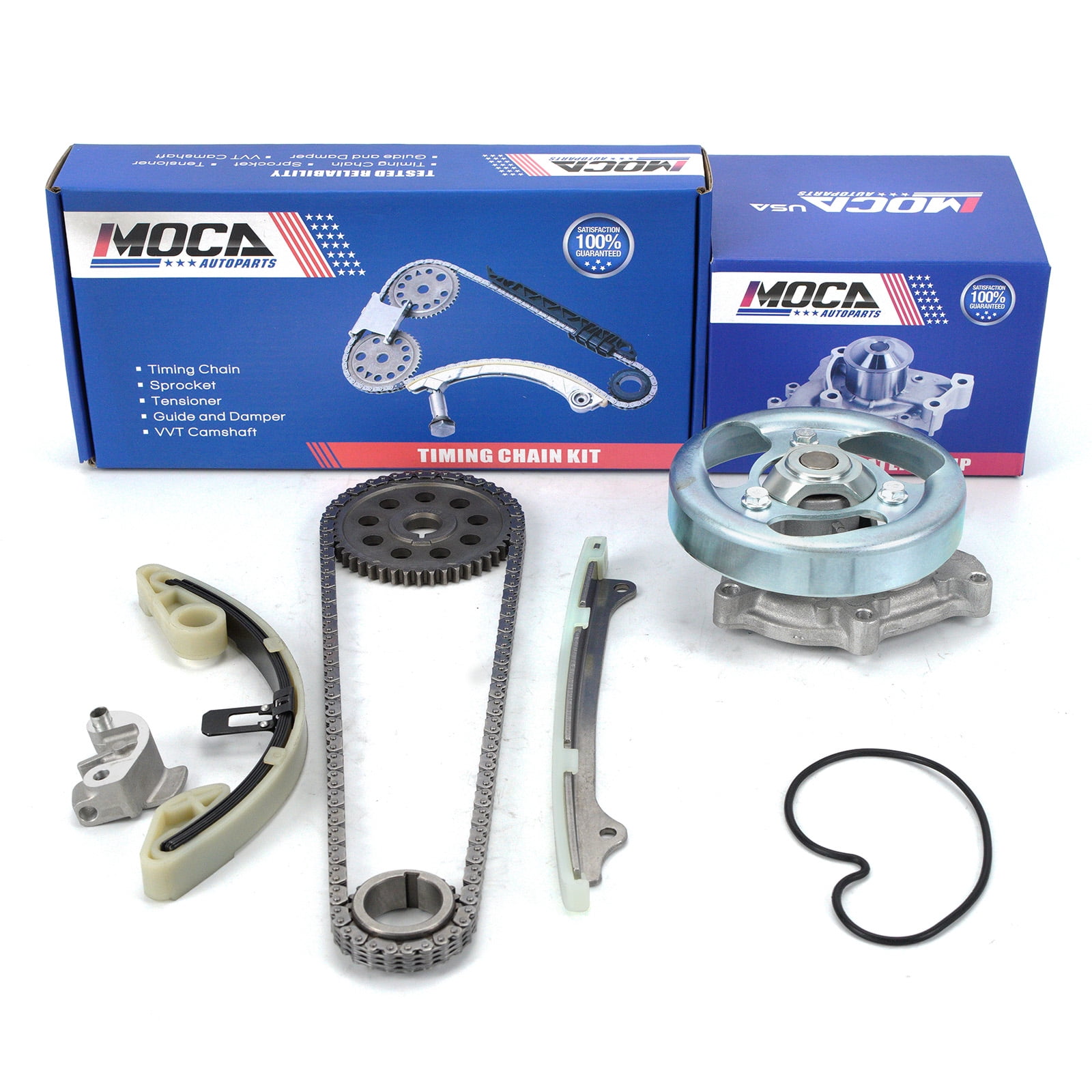 MOCA AUTOPARTS Timing Chain Kit with Water Pump Fit for 2003-2005 Honda ...