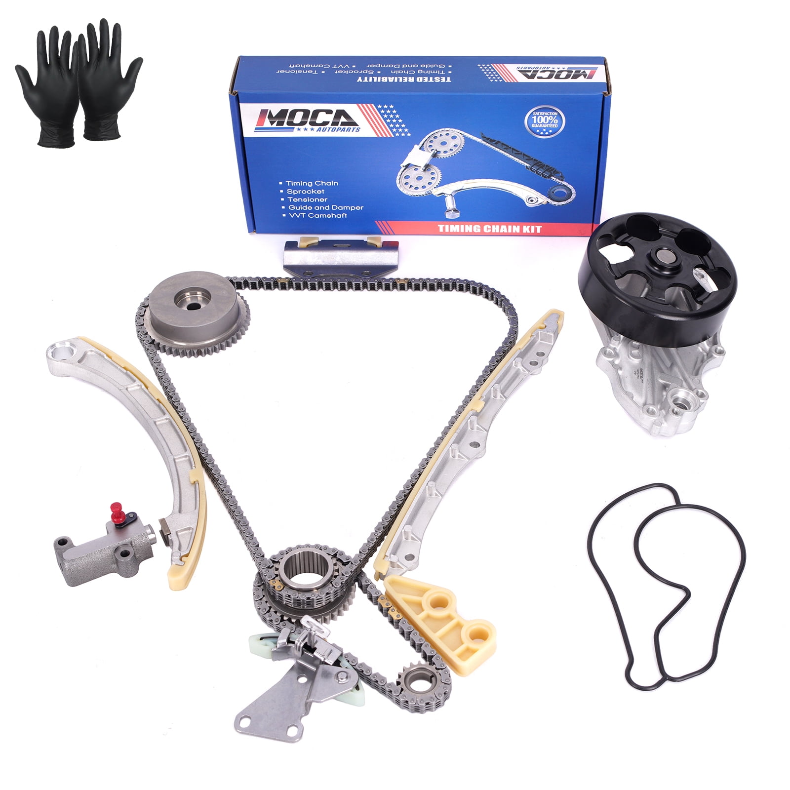 MOCA AUTOPARTS Timing Chain Kit with Water Pump Fit for 2006-2011 Honda ...