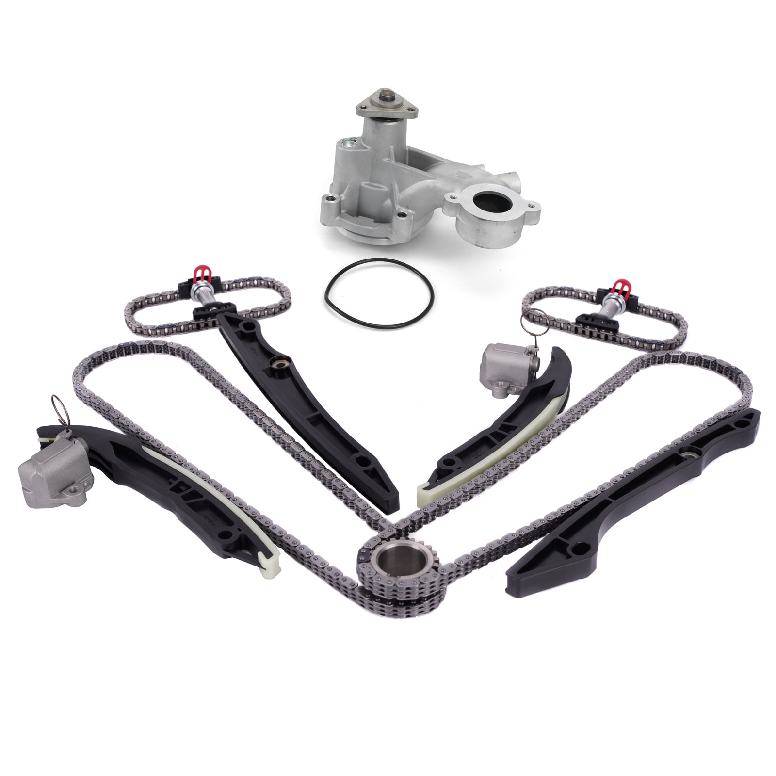 MOCA AUTOPARTS Timing Chain Kit with Water Pump Fit for 2011-2014 Ford ...