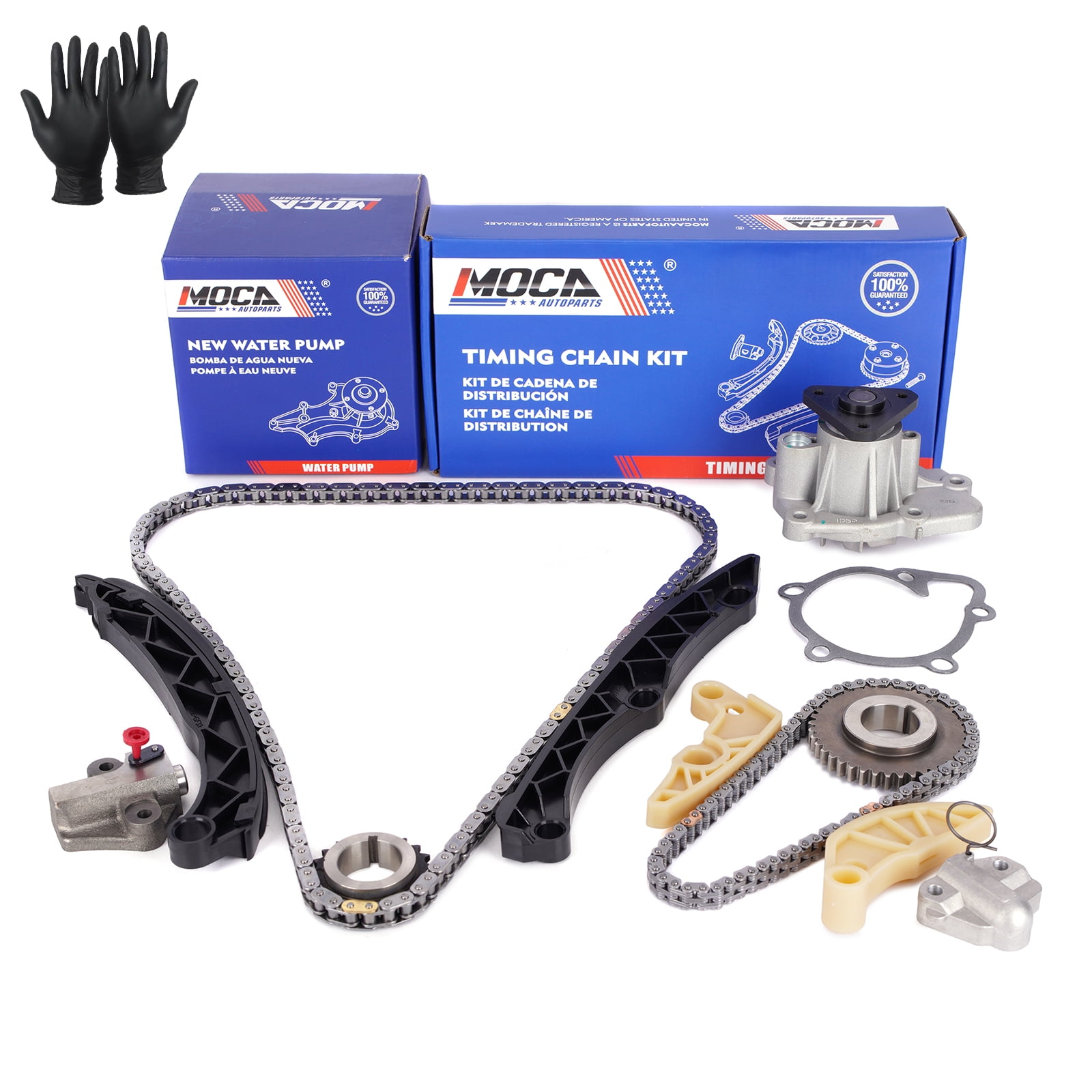 MOCA AUTOPARTS Timing Chain Kit with Water Pump Fit for 2011-2014 ...