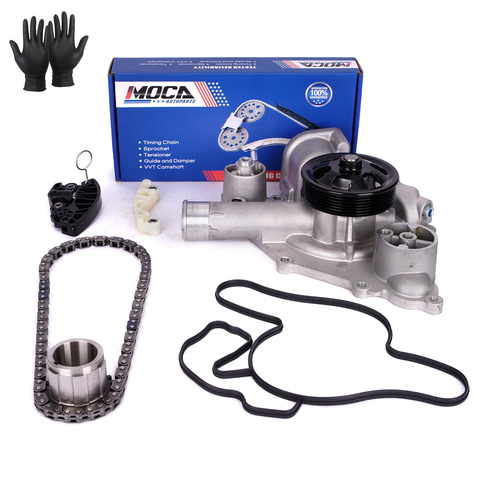 MOCA AUTOPARTS Timing Chain Kit with Water Pump Fit for 2011-2019 Dodge ...
