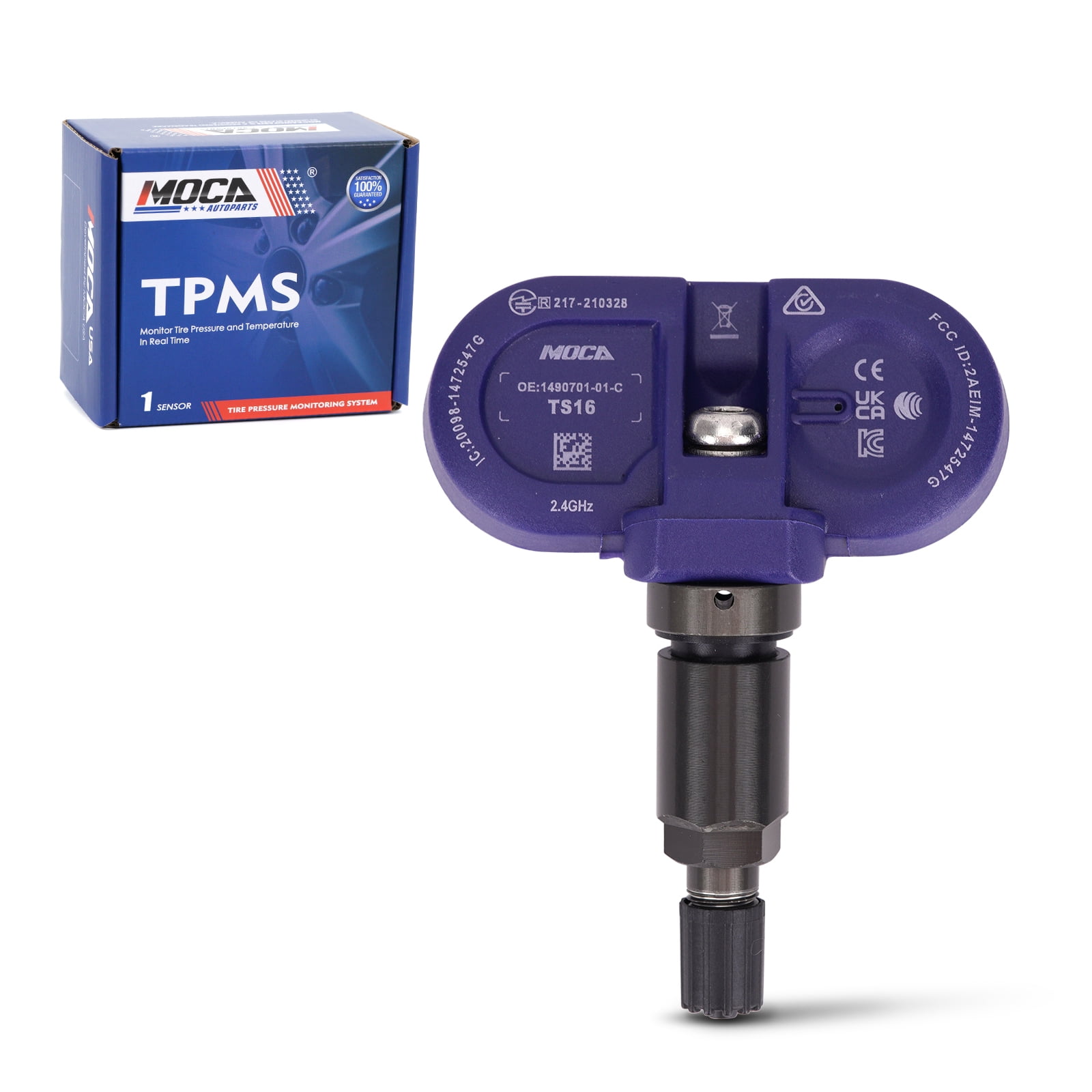 MOCA AUTOPARTS Tire Pressure Sensor TPMS 433Mhz Fit for Tesla Model 3 ...