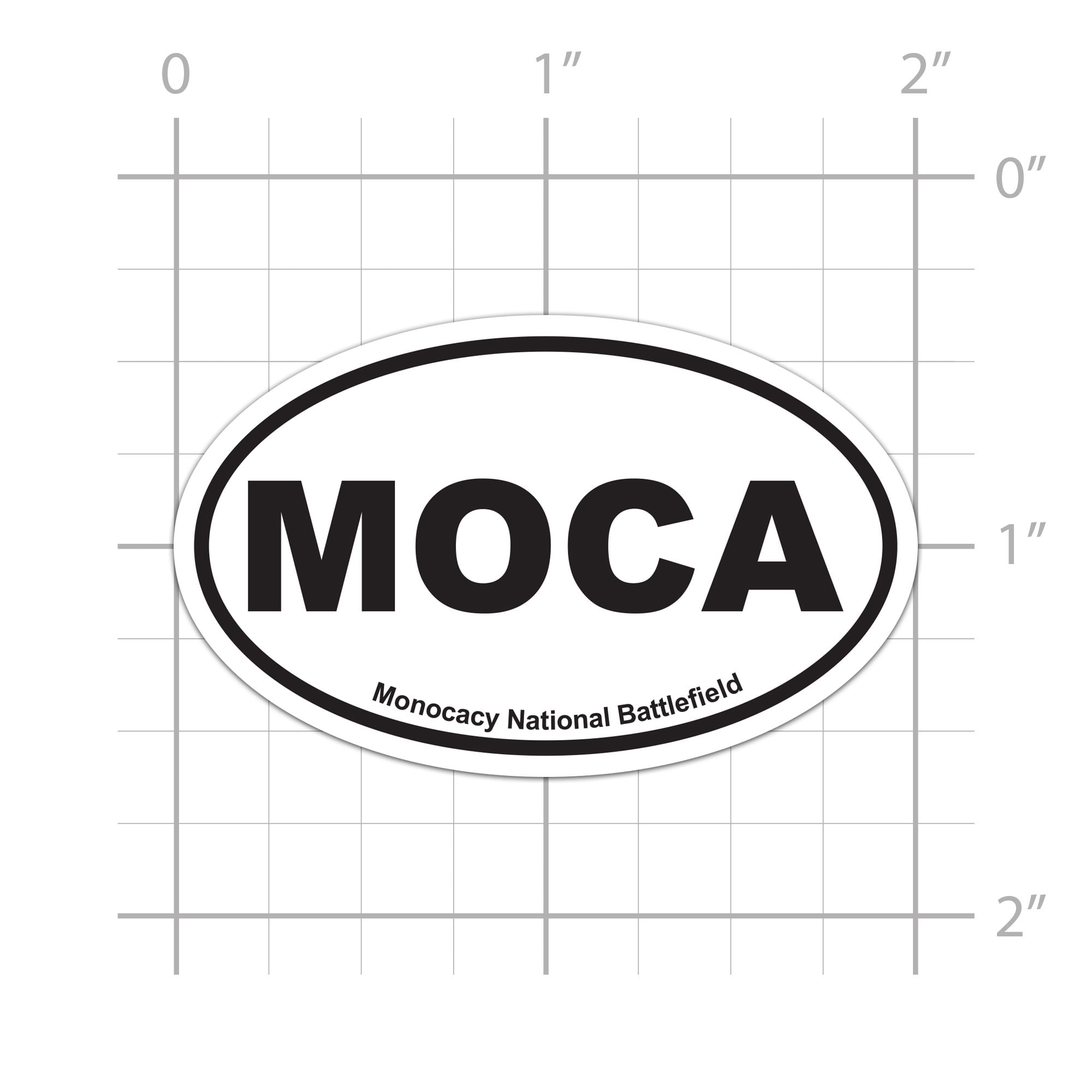 MOCA Monocacy National Battlefield Sticker for water bottle phone ...