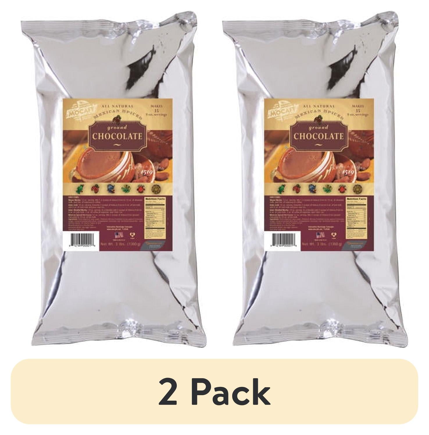 (2 pack) Mocafe Azteca D'oro 1519 Mexican Spiced Ground Chocolate, 3 ...