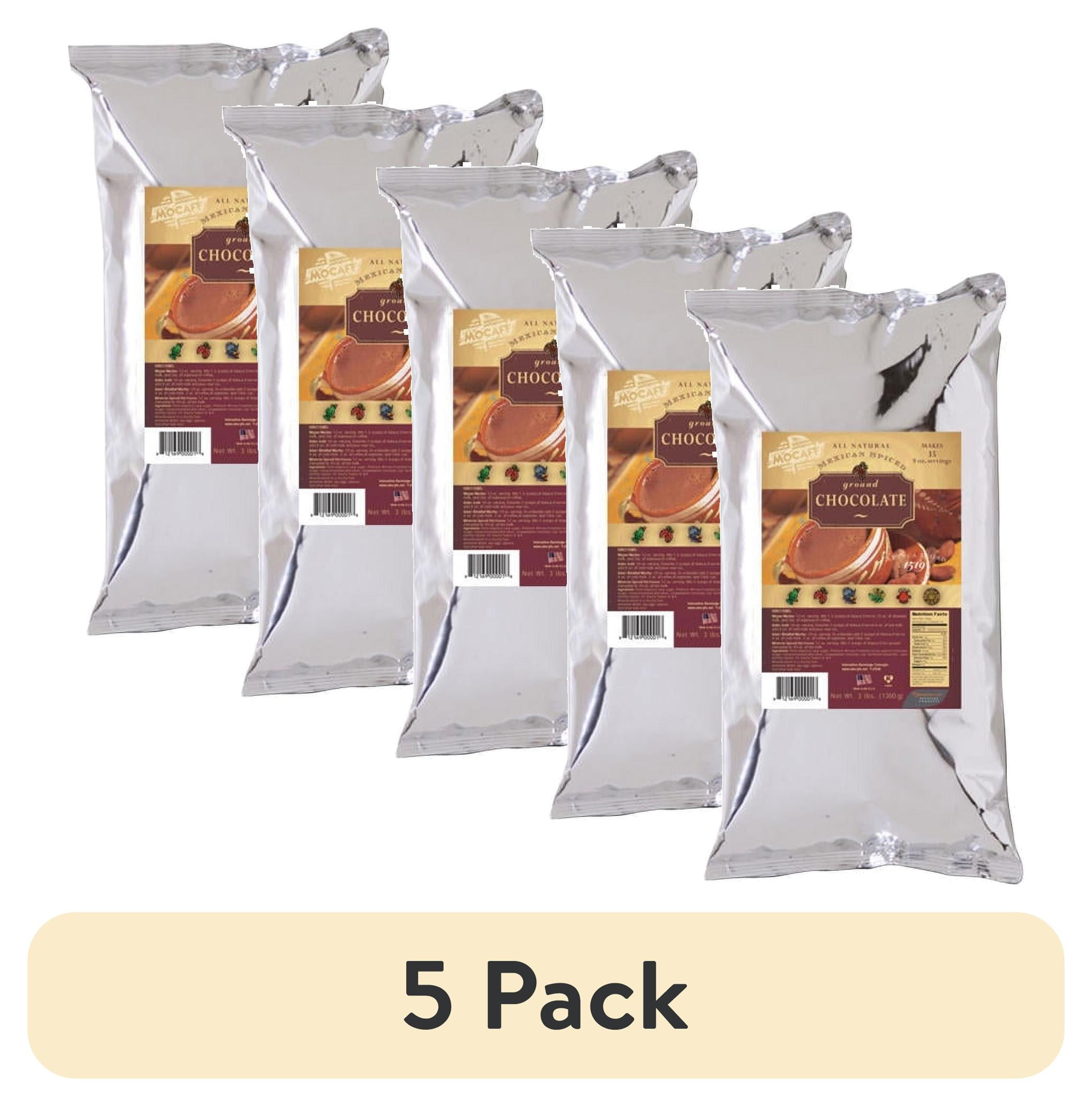 (5 pack) Mocafe Azteca D'oro 1519 Mexican Spiced Ground Chocolate, 3 ...