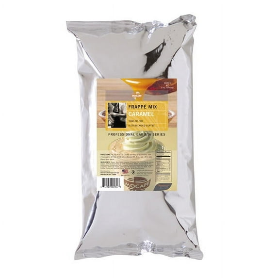 MOCAFE Frappe Caramel Ice Blended Coffee, 3-Pound Bag Instant Frappe ...