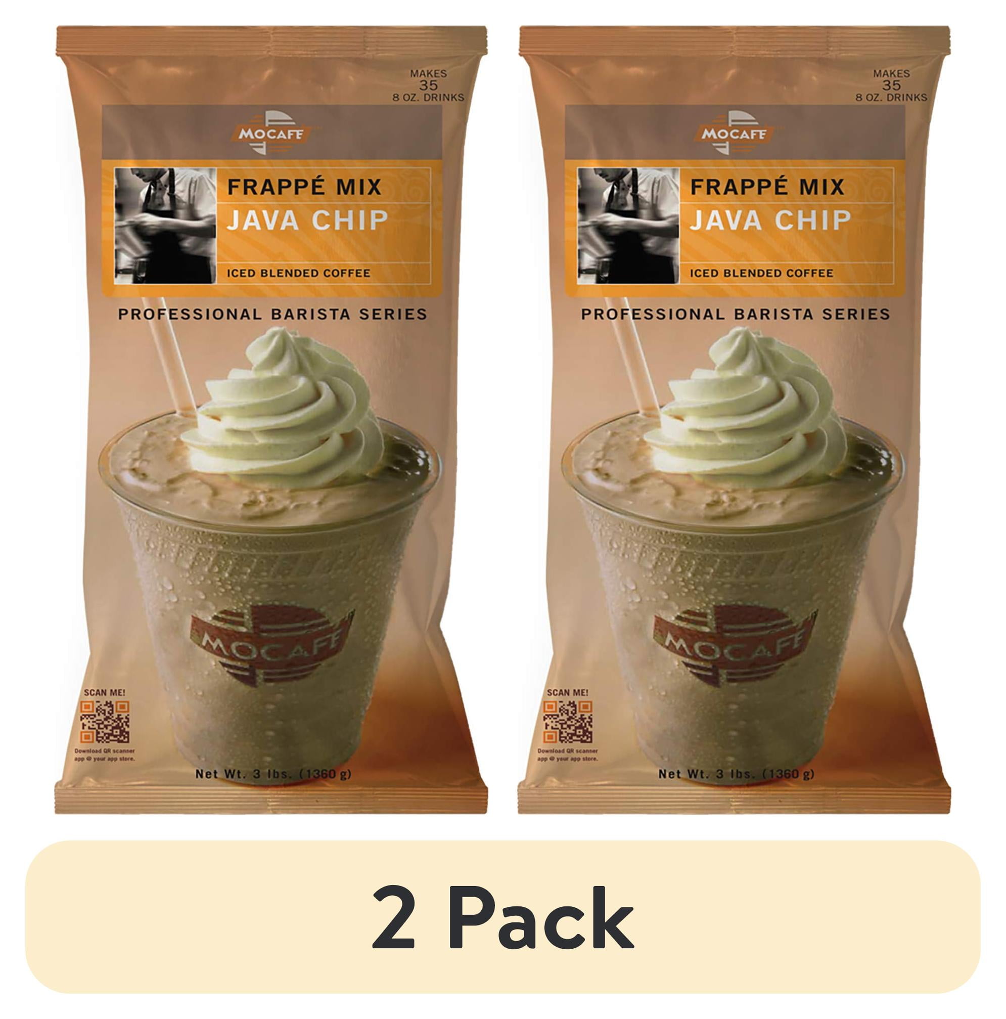 (2 pack) MOCAFE Frappe Java Chip Ice Blended Coffee, 3-Pound Bag ...
