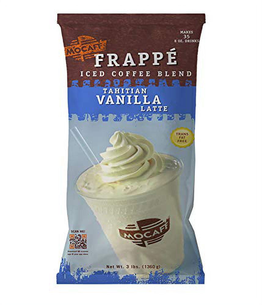 MOCAFE Frappe Tahitian Vanilla Latte Ice Blended Coffee, 3-Pound Bag ...