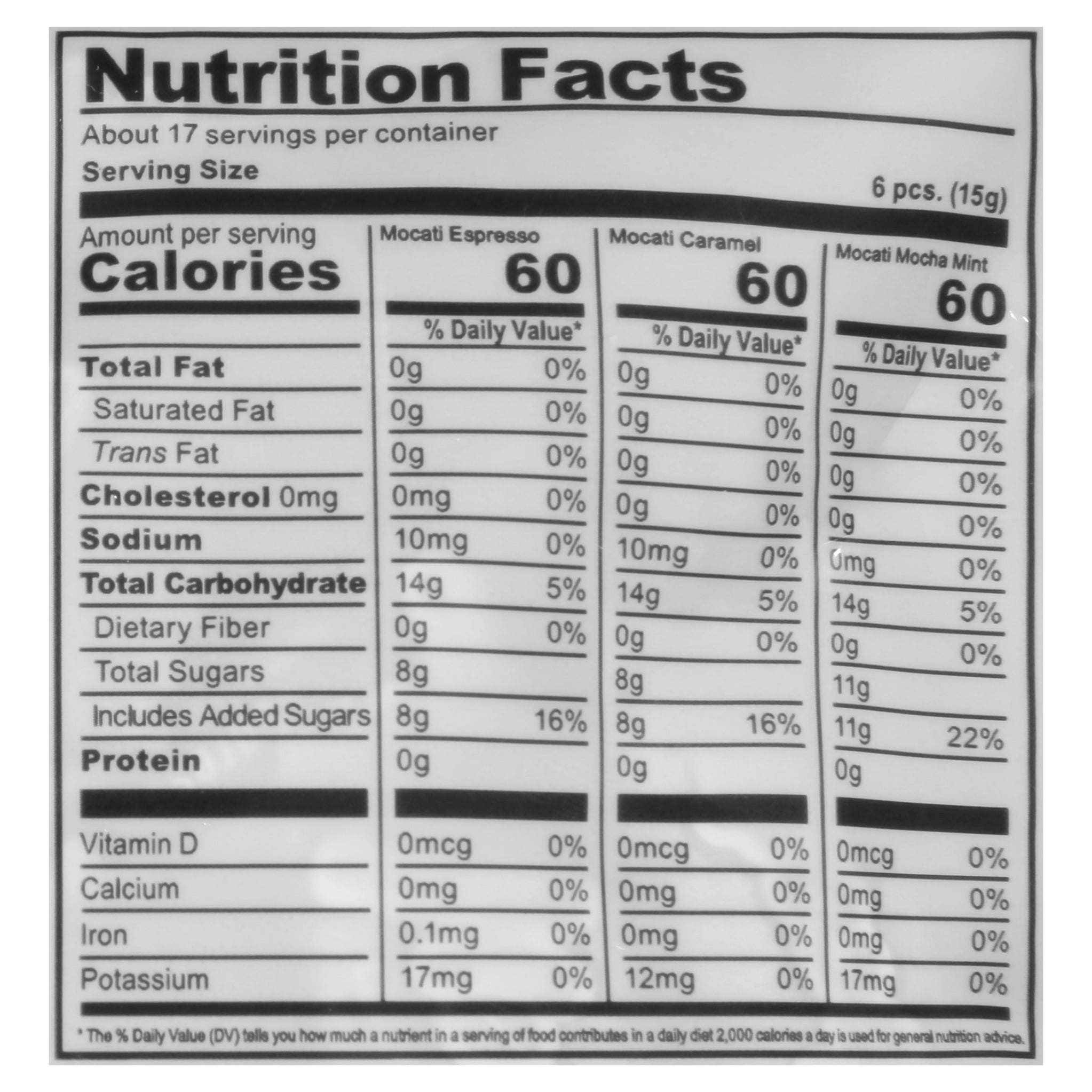 MOCATI Coffee Hard Candy 9oz Stand Up Resealable Bag - Walmart.com