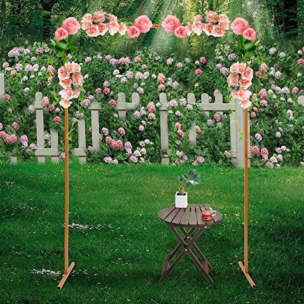 MOCHAG 6.6FT x 4.9FT Wedding Arches for Ceremony, Rectangular Metal ...