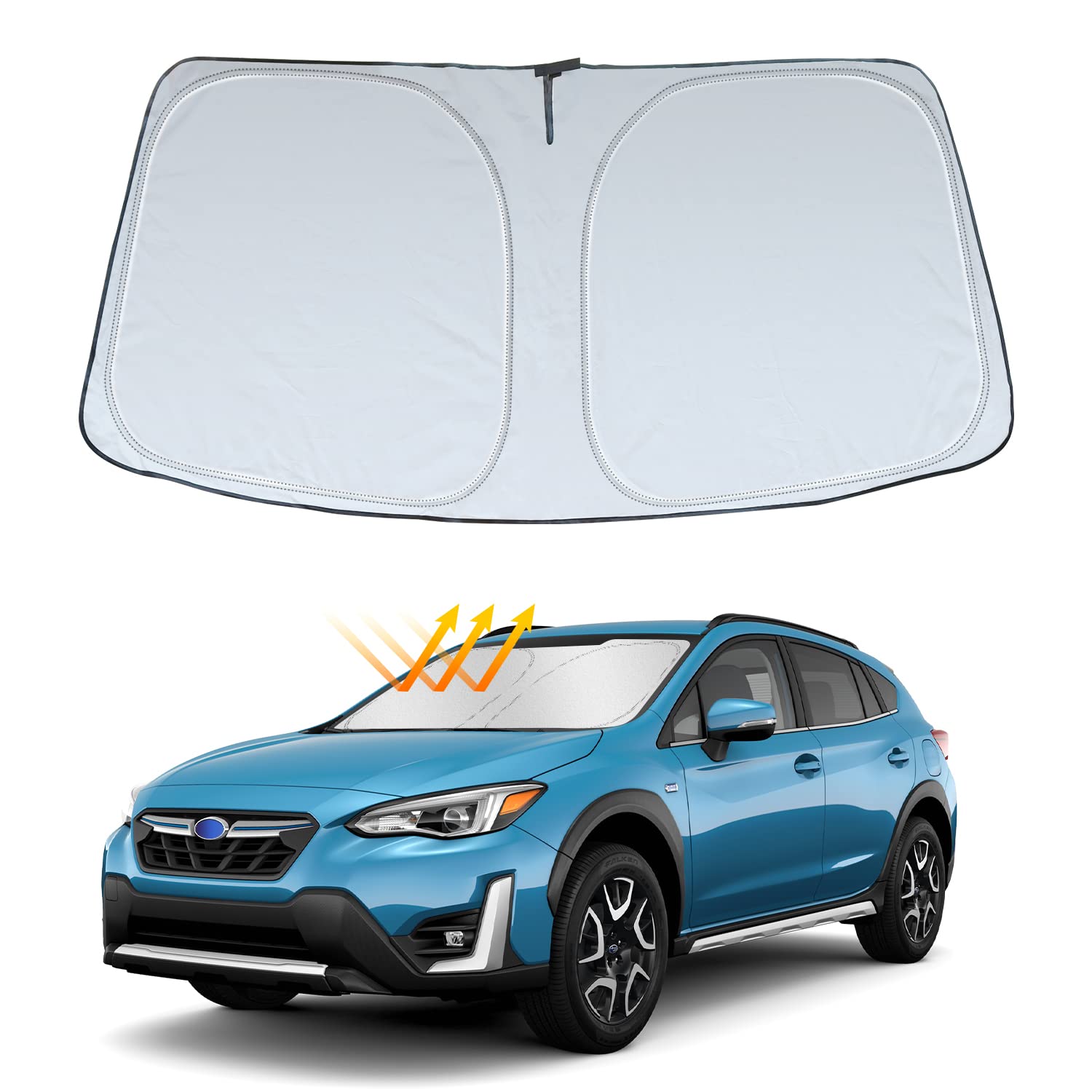 MOCHENT Windshield Sun Shade for Subaru Crosstrek Accessories 2025 2024 ...