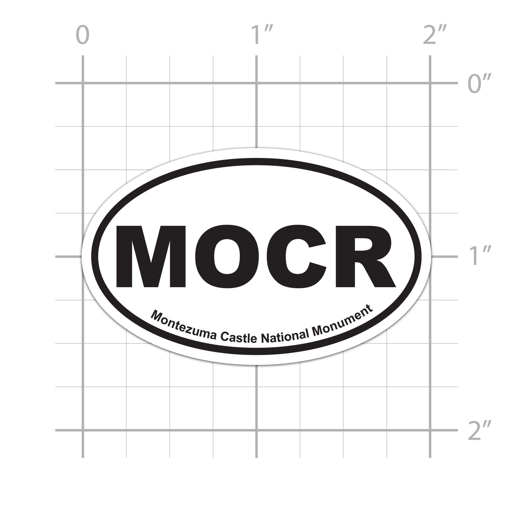 MOCR Montezuma Castle National Monument Sticker for water bottle phone ...