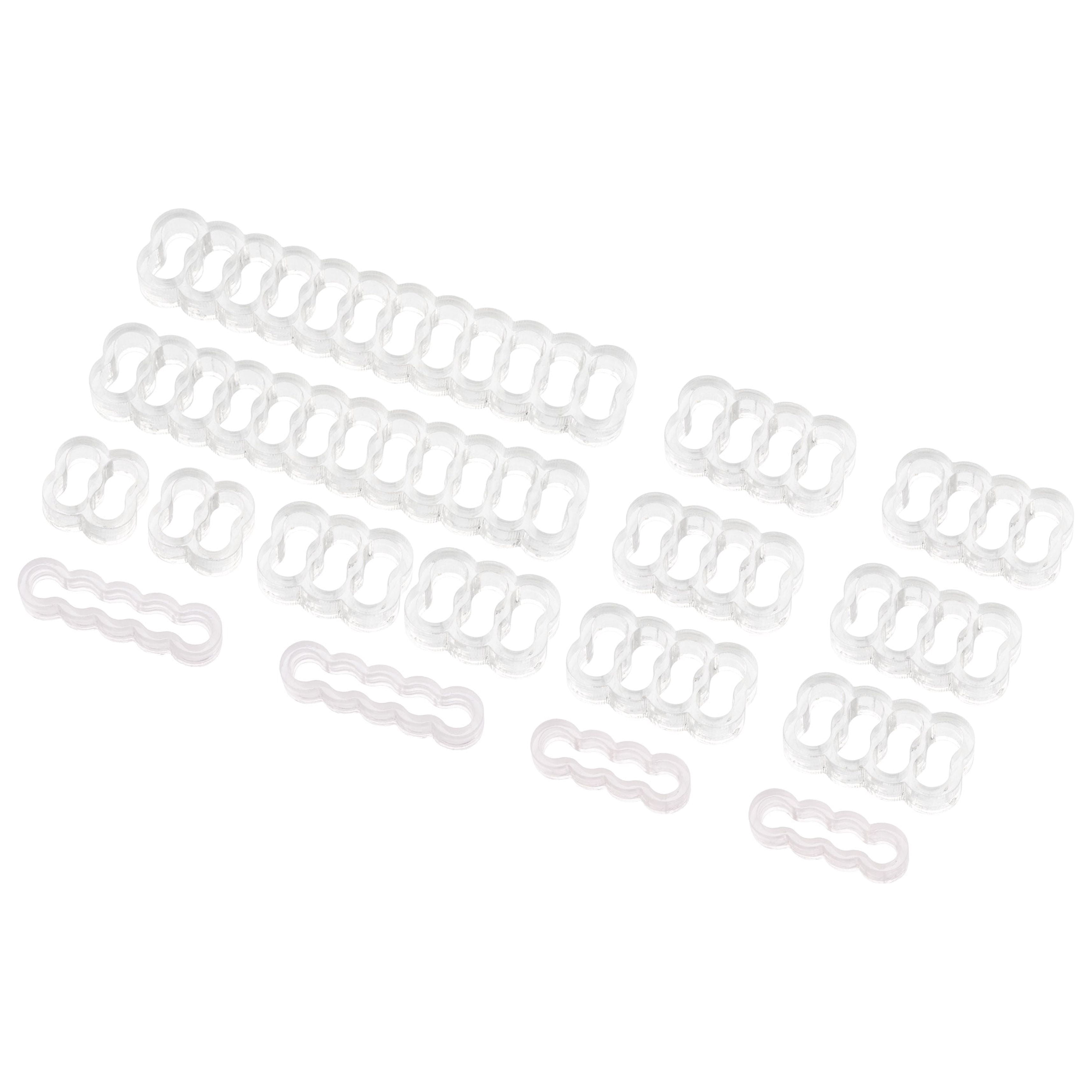 MOD-ONE Standard Cable Comb Kit, 16 Piece, Closed, Clear - Walmart.com
