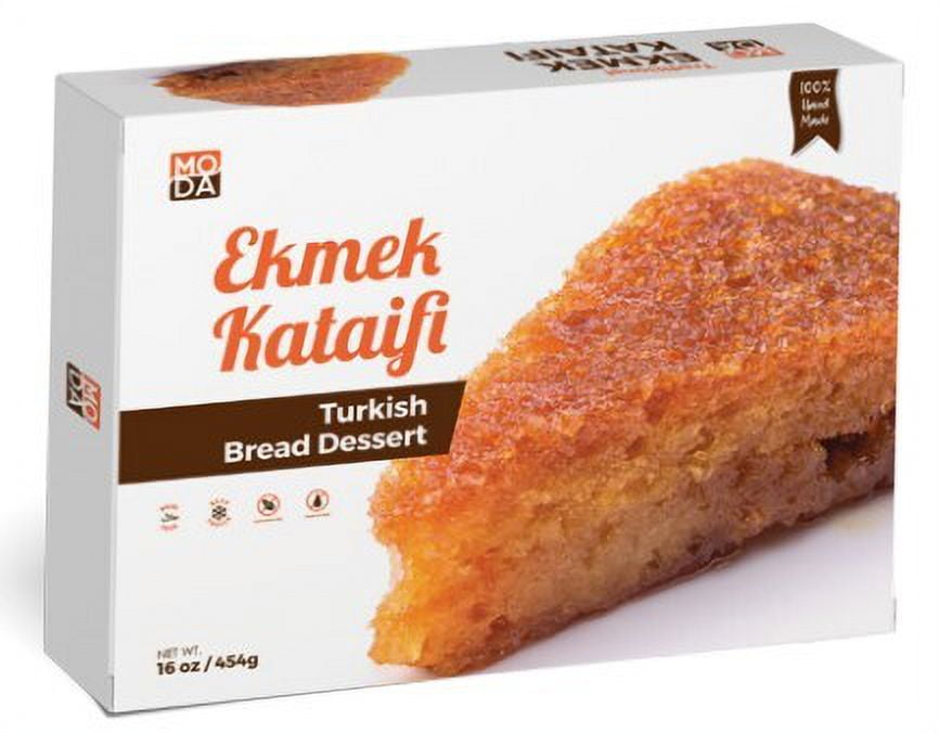 MODA Ekmek Kadayifi - Turkish Bread Dessert In Syrup Gift Pack 12oz ...