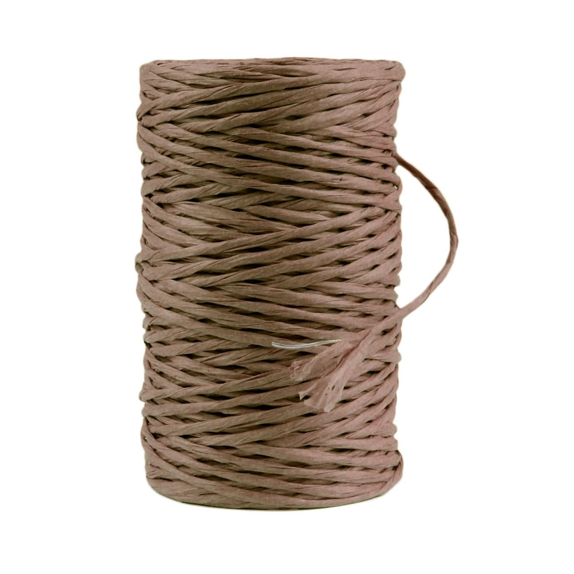 MODANU 1 Roll Floral Wire, 2mm 14 Gauge 164 Feet Rustic Paper Wrapped ...