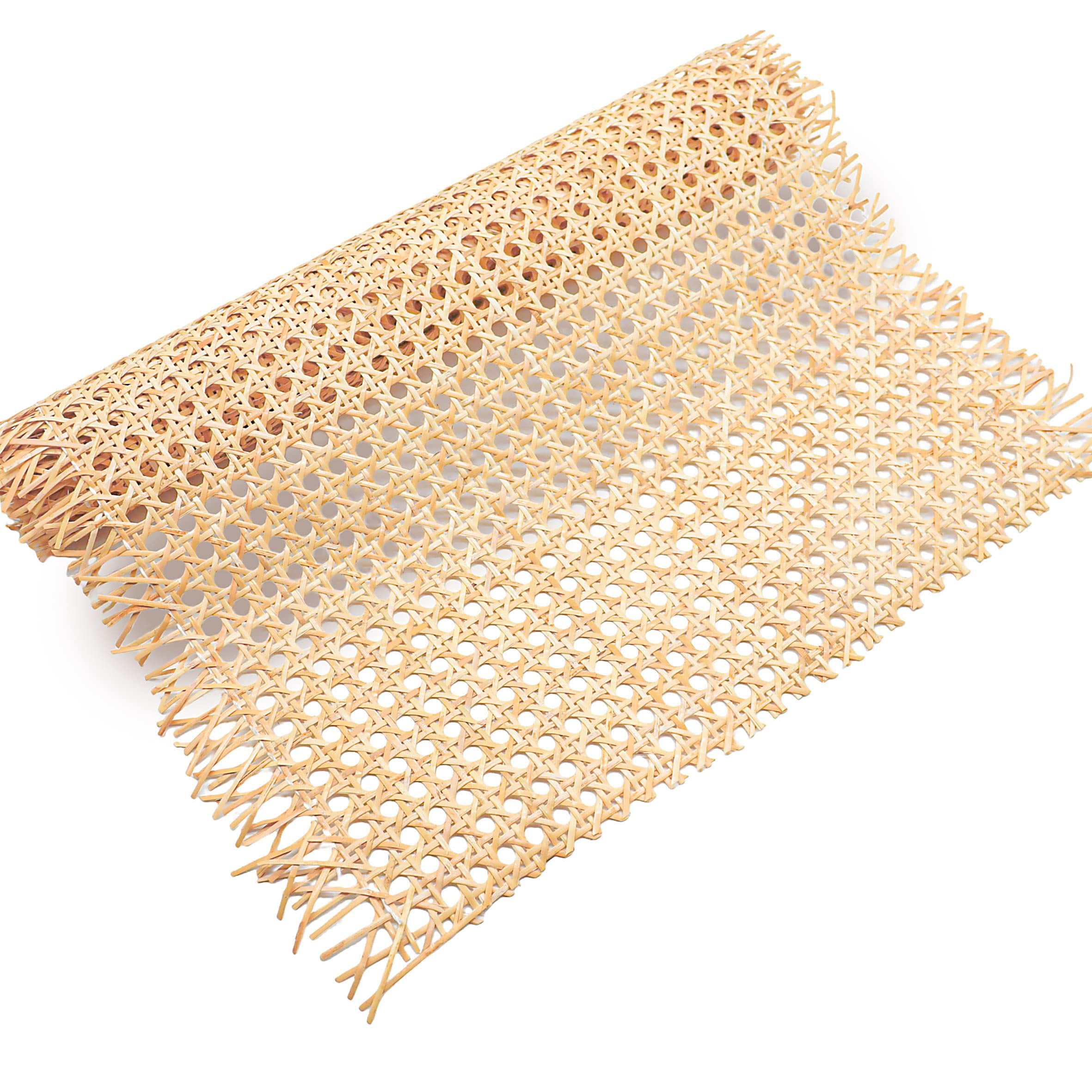 MODANU 1 Roll Natural Rattan Cane Webbing, 17.7in x 39.3in Cane Webbing ...