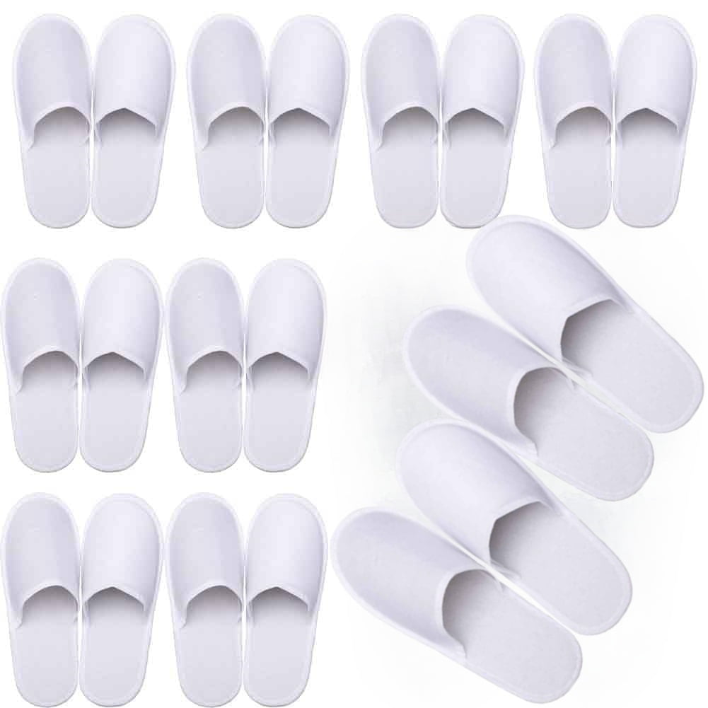 MODANU 10 Pairs Spa Slippers Flip Flops Disposable Slippers for Hotel ...
