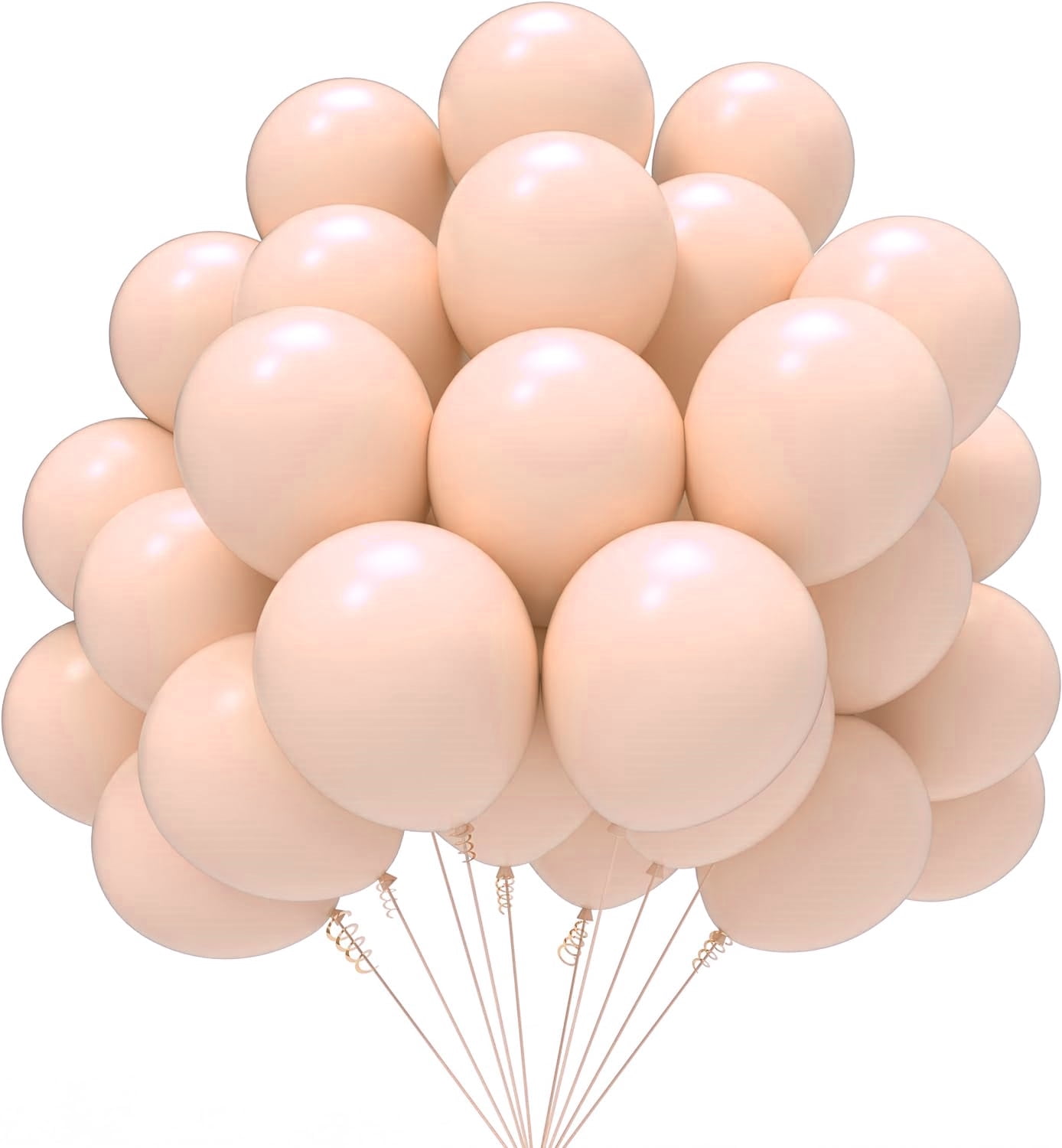 MODANU 100 Pcs Orange Balloons, 12 inch Latex Balloons for Balloon ...