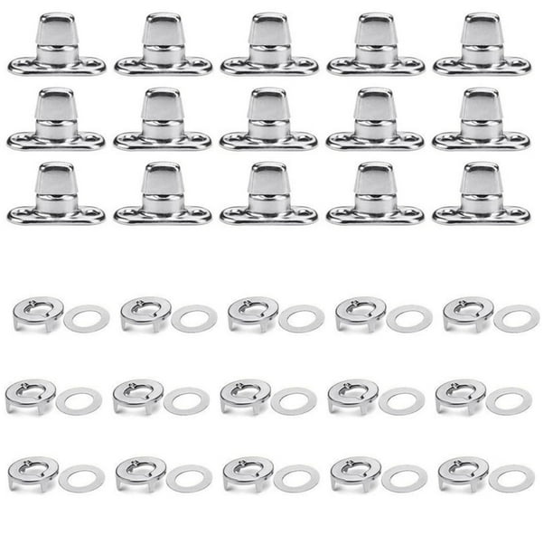 MODANU 15 Sets Marine Grade Twist Lock Fasteners, Canvas Marine ...