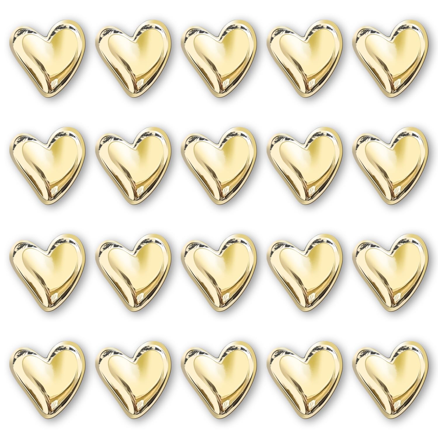 MODANU 22 Pcs Fridge Magnets, Heart Shaped Decorative Magnets ...