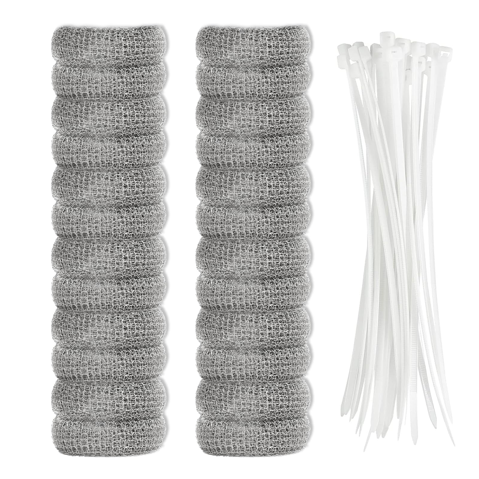 MODANU 24 Pcs Lint Traps, Stainless Steel Washing Machine Lint Snare ...