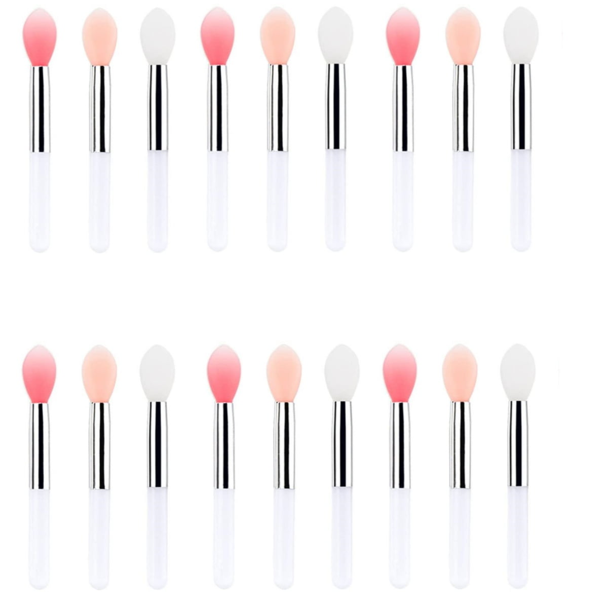 MODANU 24 Pcs Silicone Lip Brushes Small Makeup Brushes Applicator for ...