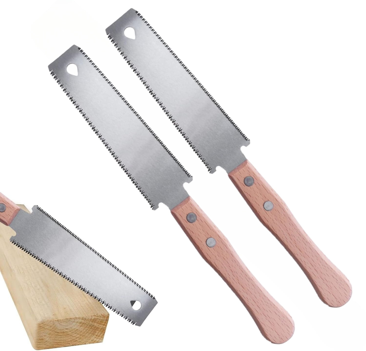 MODANU 2Pcs Hand Saw, 6inch Japanese Pull Saw Double-sided Fine Teeth ...