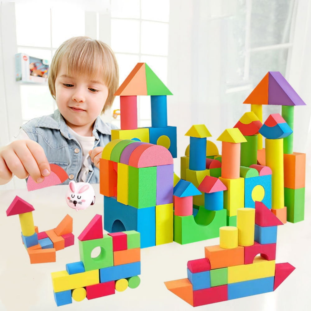 MODANU 30Pcs Large Building Blocks for Toddlers 2-3, Multicolored Big ...