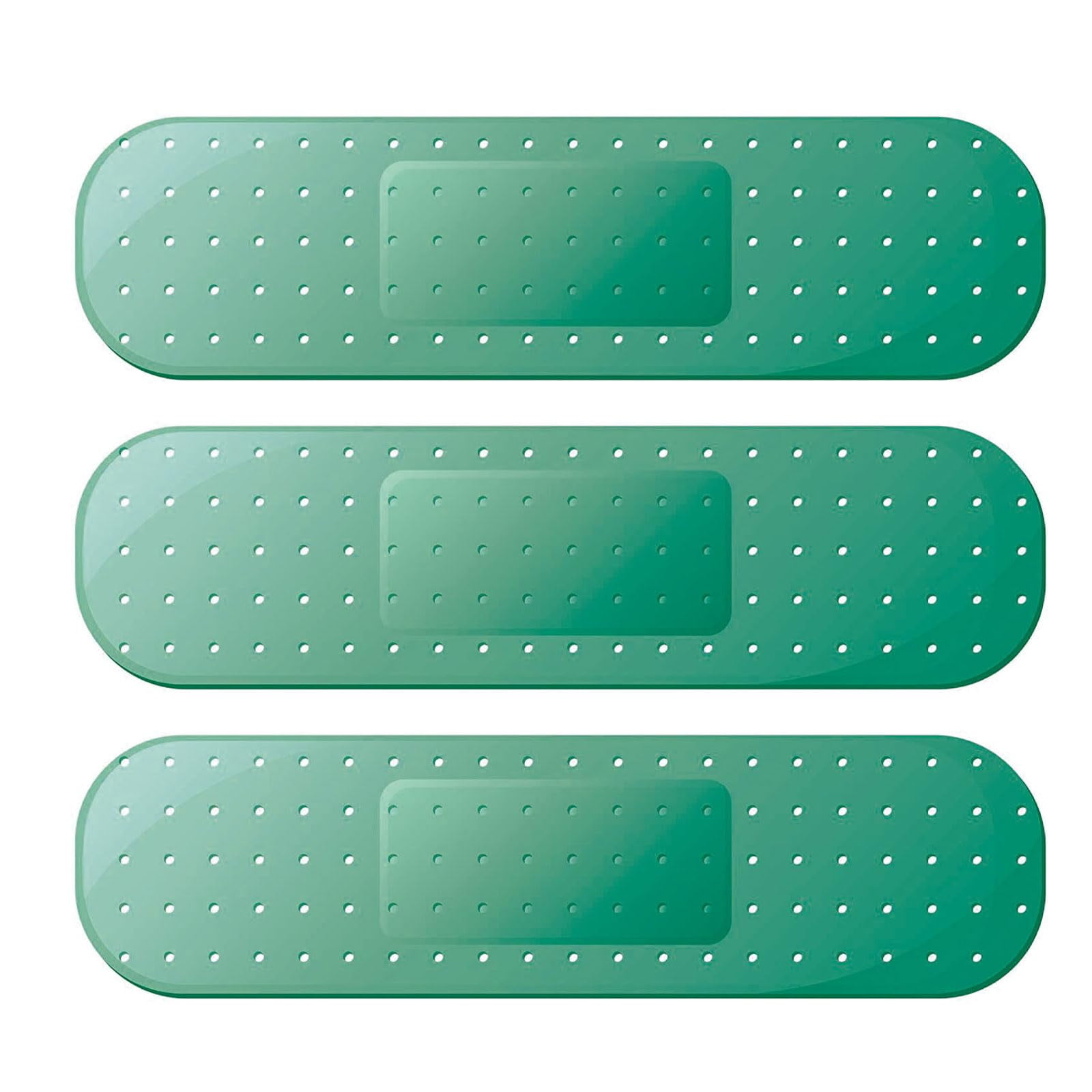 MODANU 3Pcs Car Decal, 10 x 2.76inch Band-Aid Shape Vinyl Sticker ...