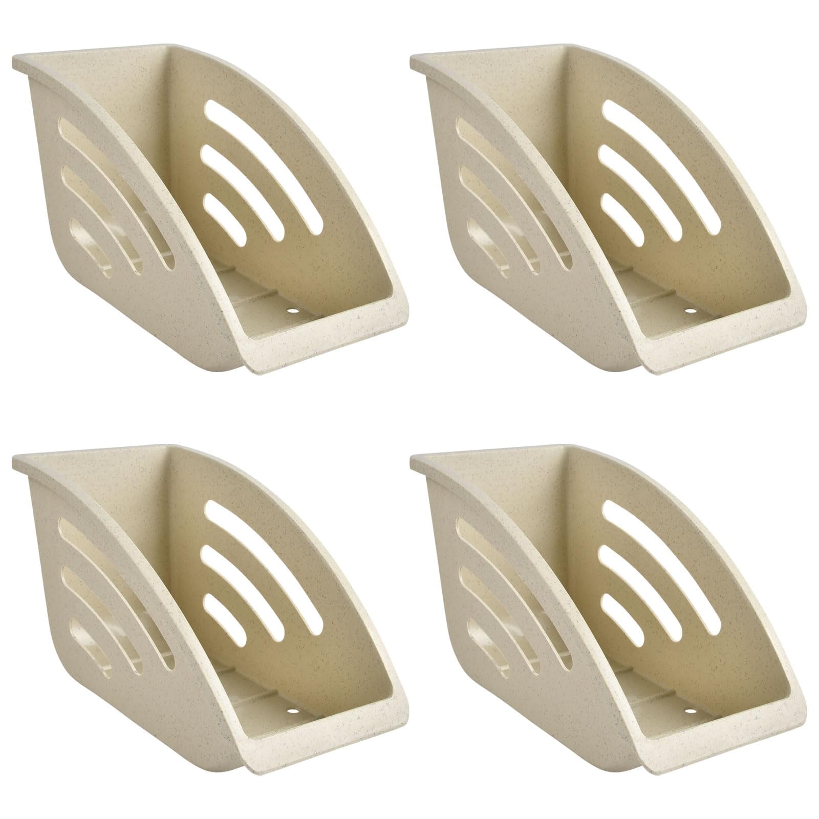 MODANU 4 Pack Reusable Plastic Paper Plate Holders 10" Plastic Paper ...