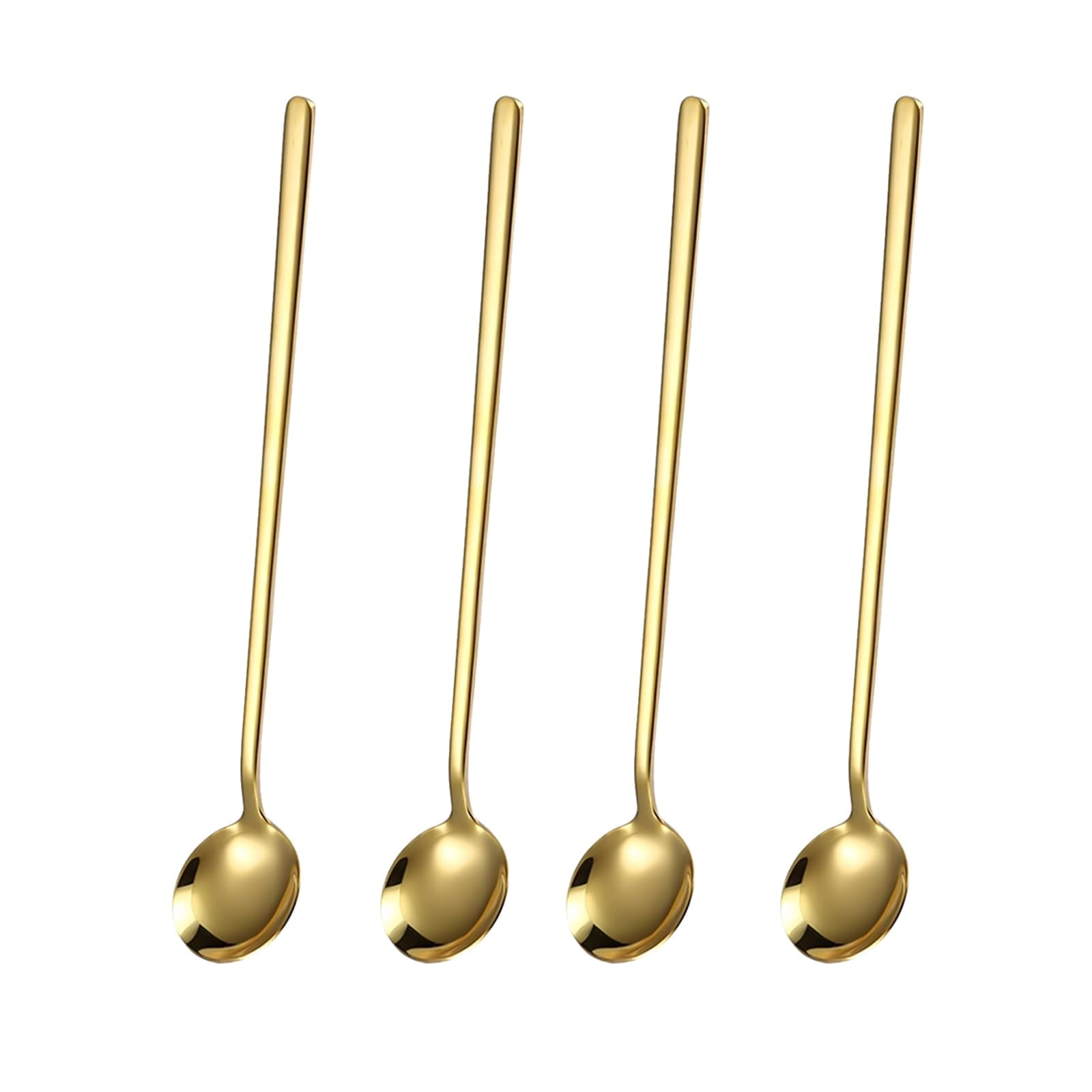 MODANU 4 Pack Stainless Steel Spoons 6.7 inch Coffee Spoons Teaspoons ...