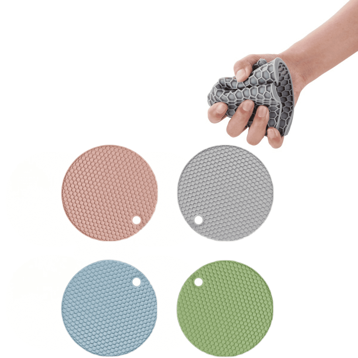 MODANU 4 Pcs Jar Opener Gripper Pads, 5.7 inch Jar Gripper Pad Multi ...