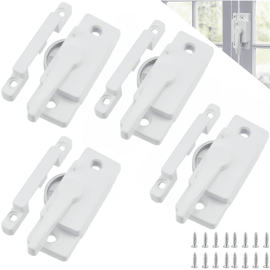 MODANU 4Pcs Windows Sash Lock-Sliding Window Sash Locks for Single-Hung ...