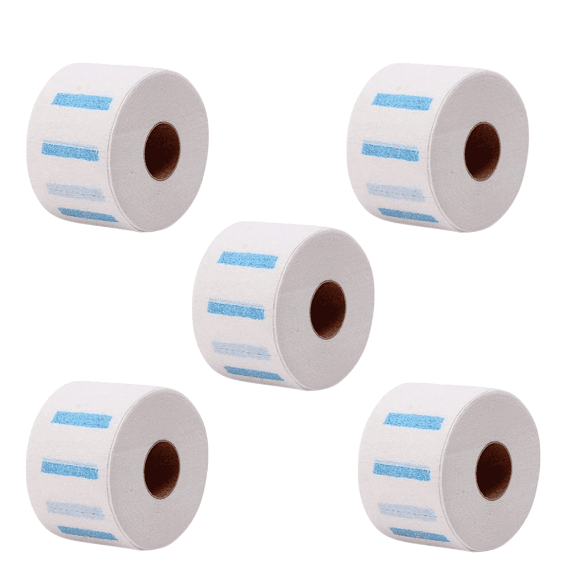 MODANU 5 Rolls Disposable Barber Neck Strip Stretchy Paper Neck Band ...