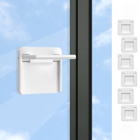 OKYMOTOR 12 Pack Sliding Door, Window Locks, Adjustable Aluminum Alloy ...