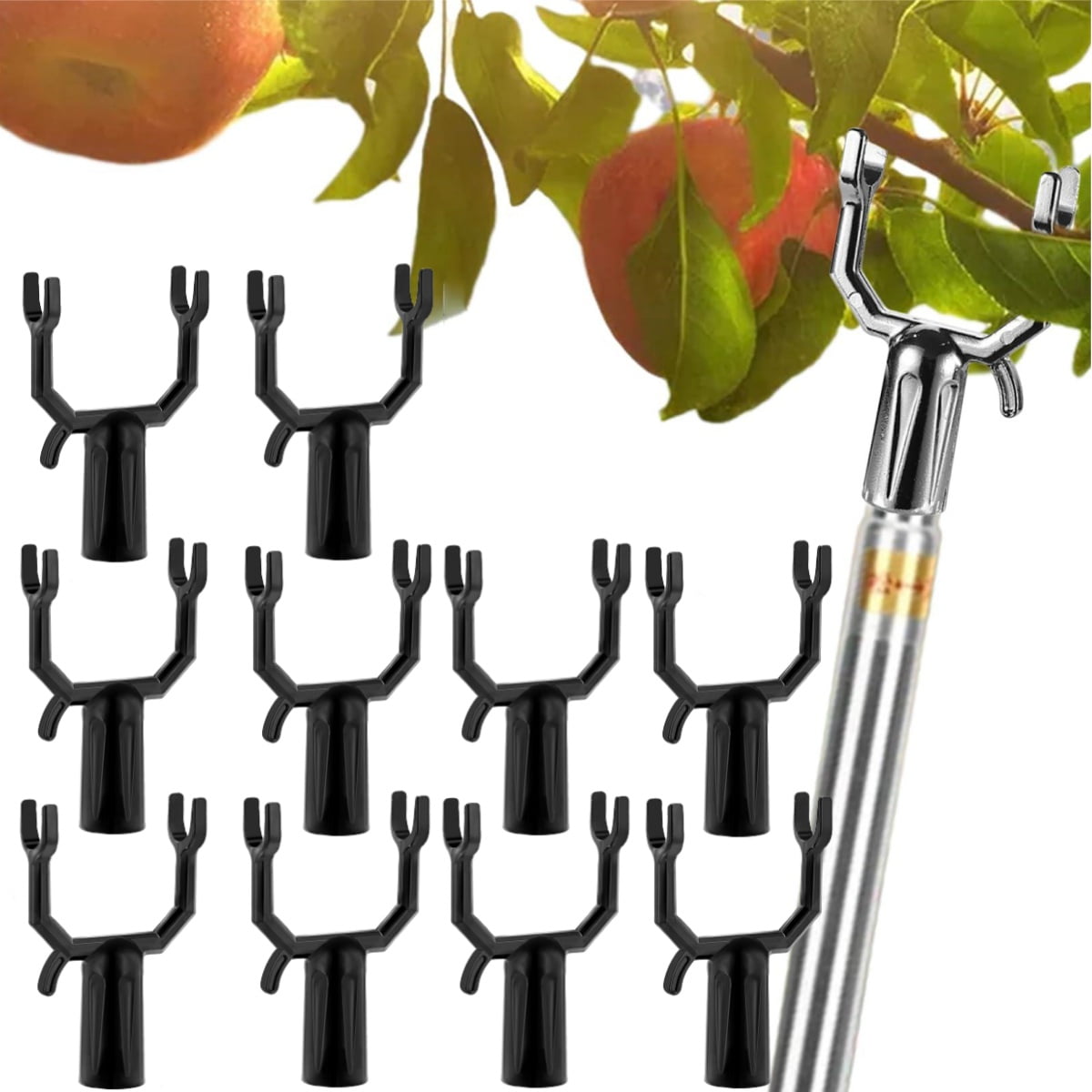 MODANU Black Metal Tree Branch Support Crutch, Reusable Garden Stakes 8 ...
